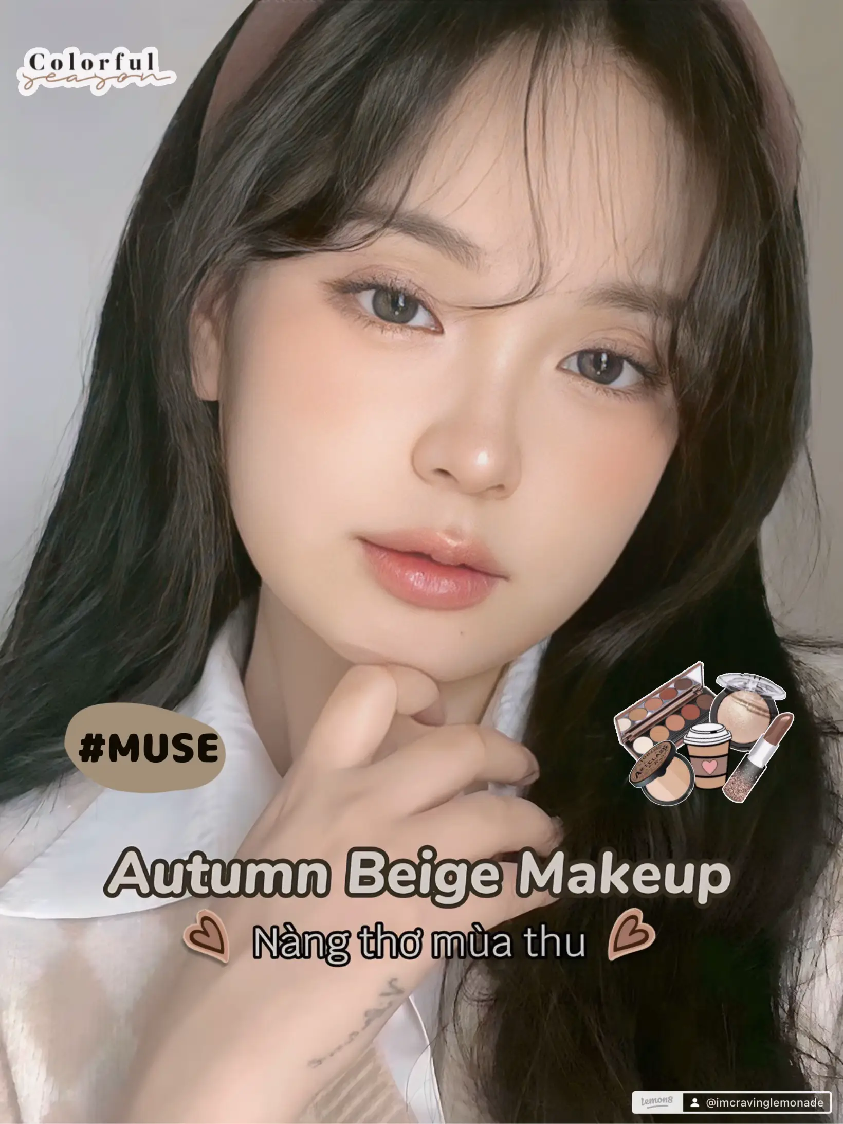 Makeup NÀNG THƠ đón mùa thu thui các nàng ơi | Video do Thảo My đăng | Lemon8