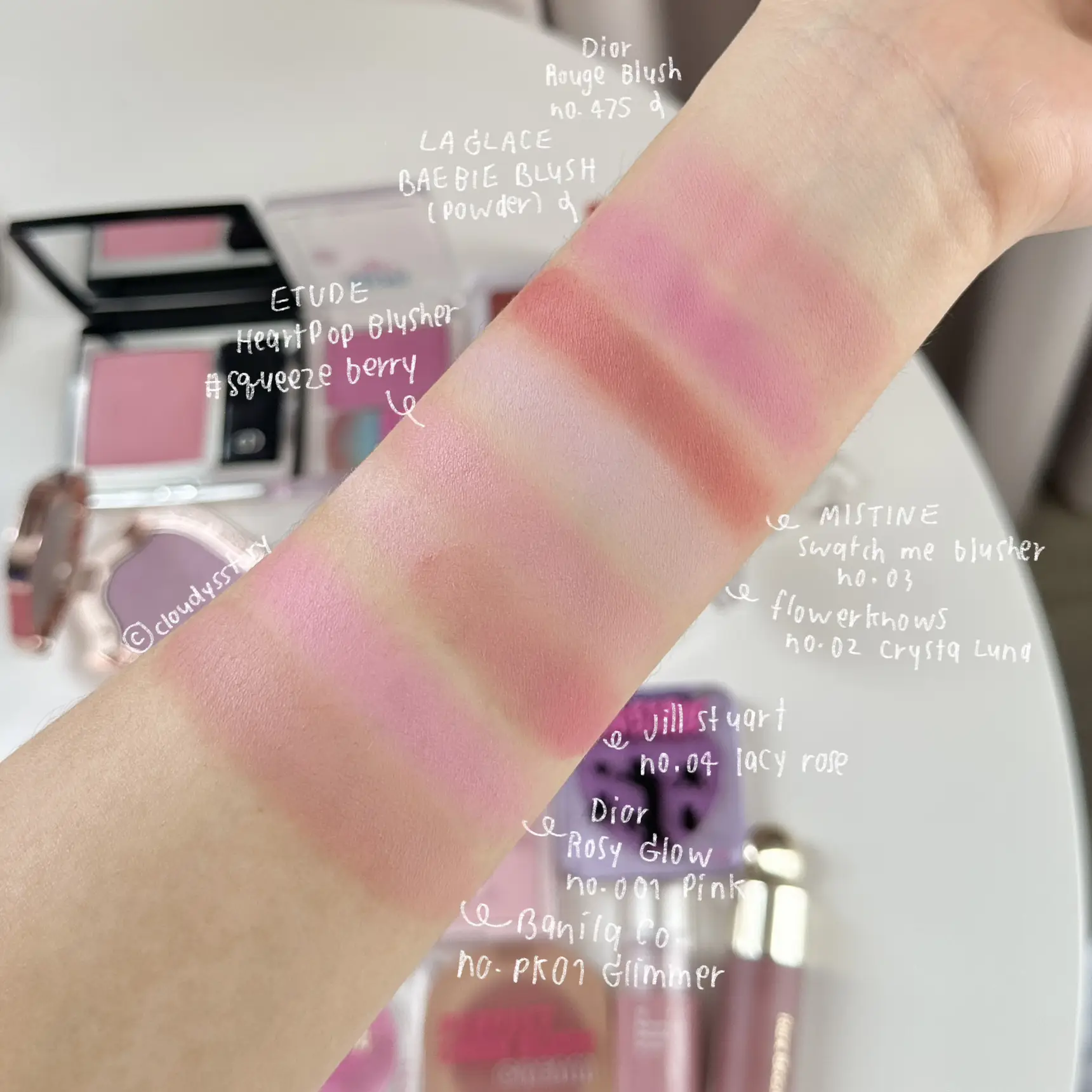 cool tone blush on 🍪💓🐰 15 สีหวานกรุบ | แกลเลอรีที่โพสต์โดย cloudysstory ...