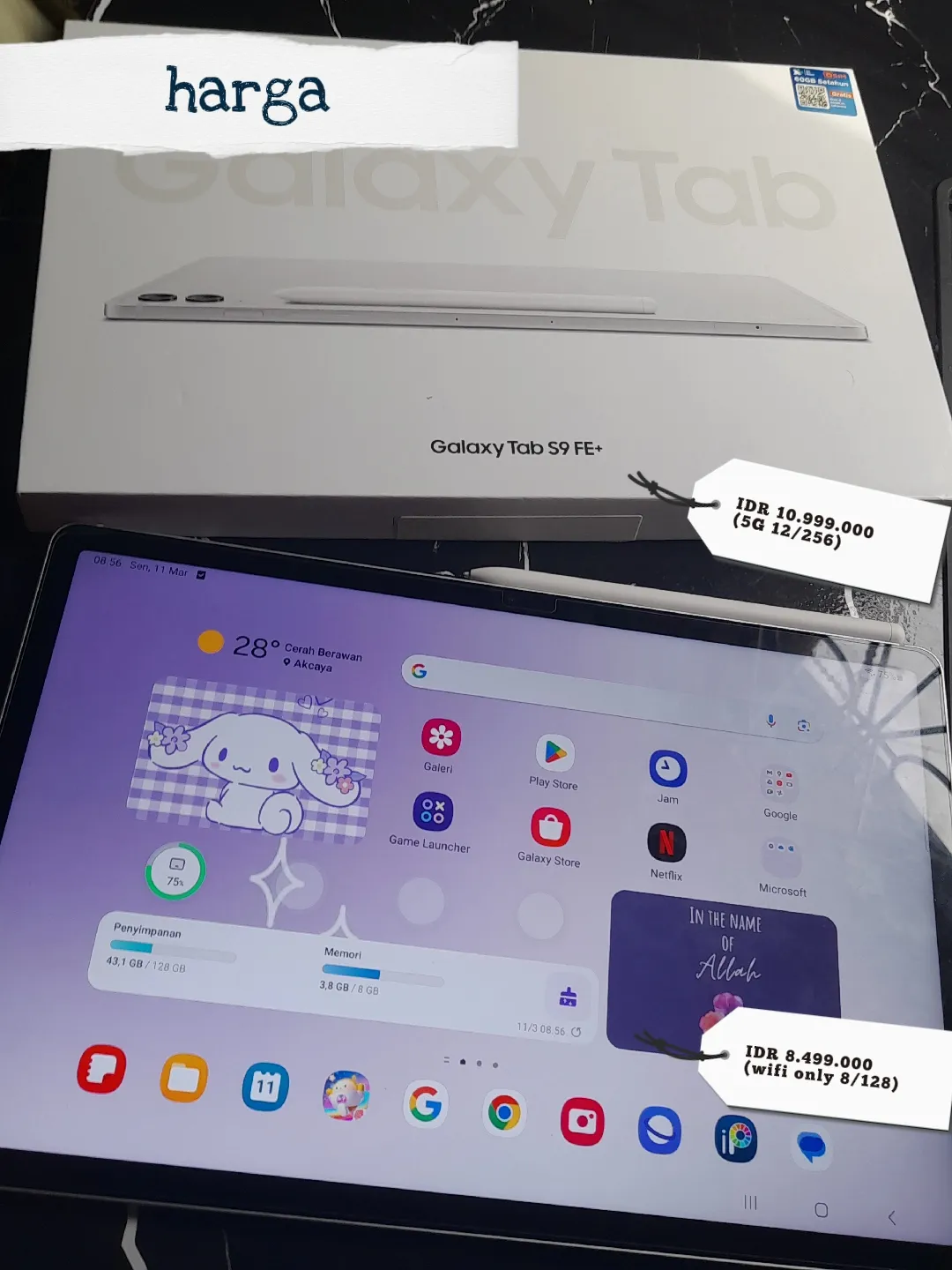 SAMSUNG TAB S9 FE+ | Tablet Serbaguna | Galeri diposting oleh neeta | Lemon8
