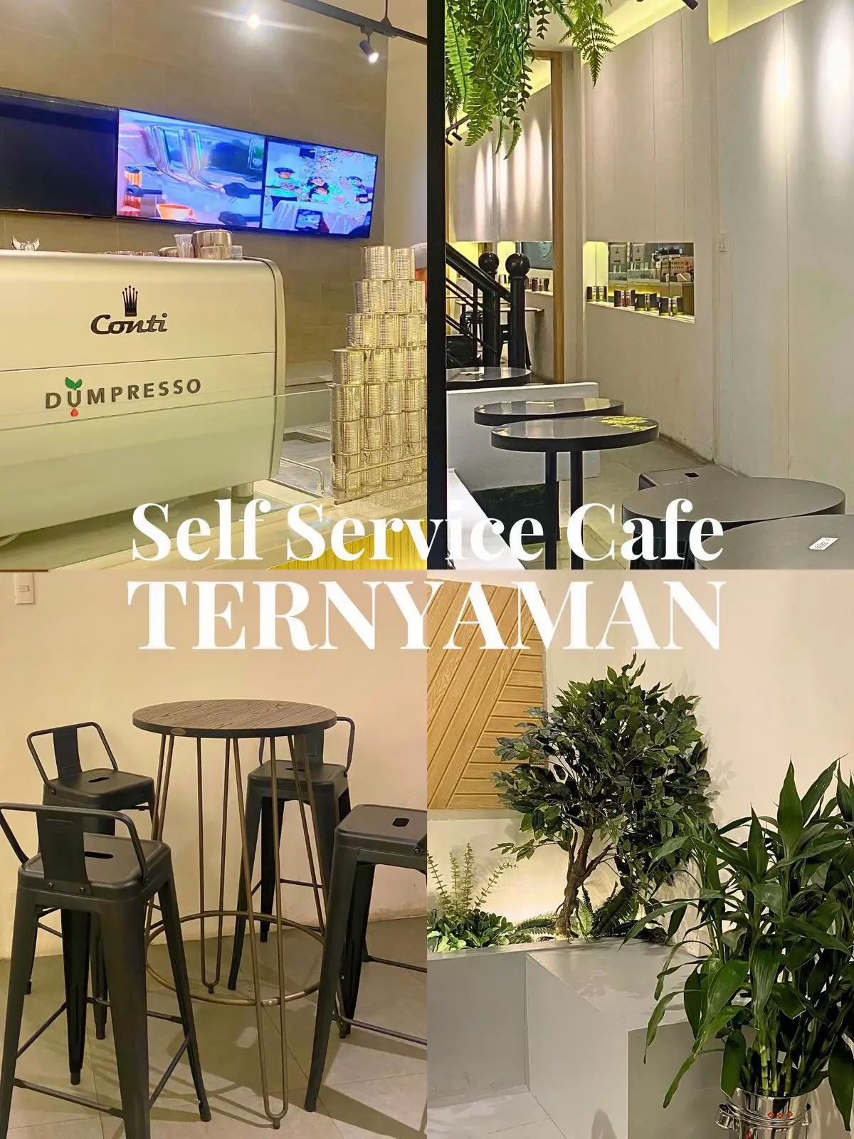 Self Service cafe Ternyaman | Galeri diposting oleh denise lowee | Lemon8