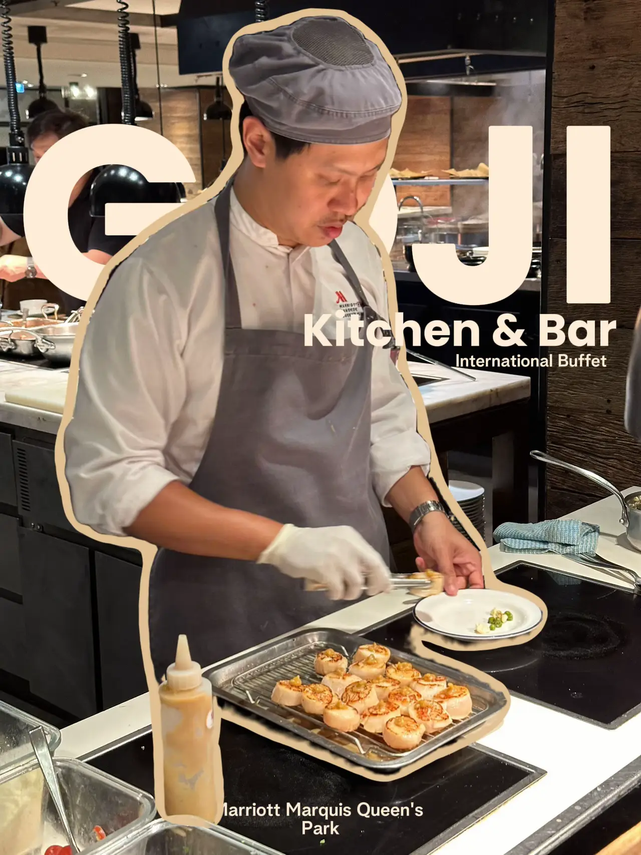 インターナショナルビュッフェ: Goji Kitchen&Bar 🥩🍣🍰 | Toey Chayanan が投稿したフォトブック | Lemon8