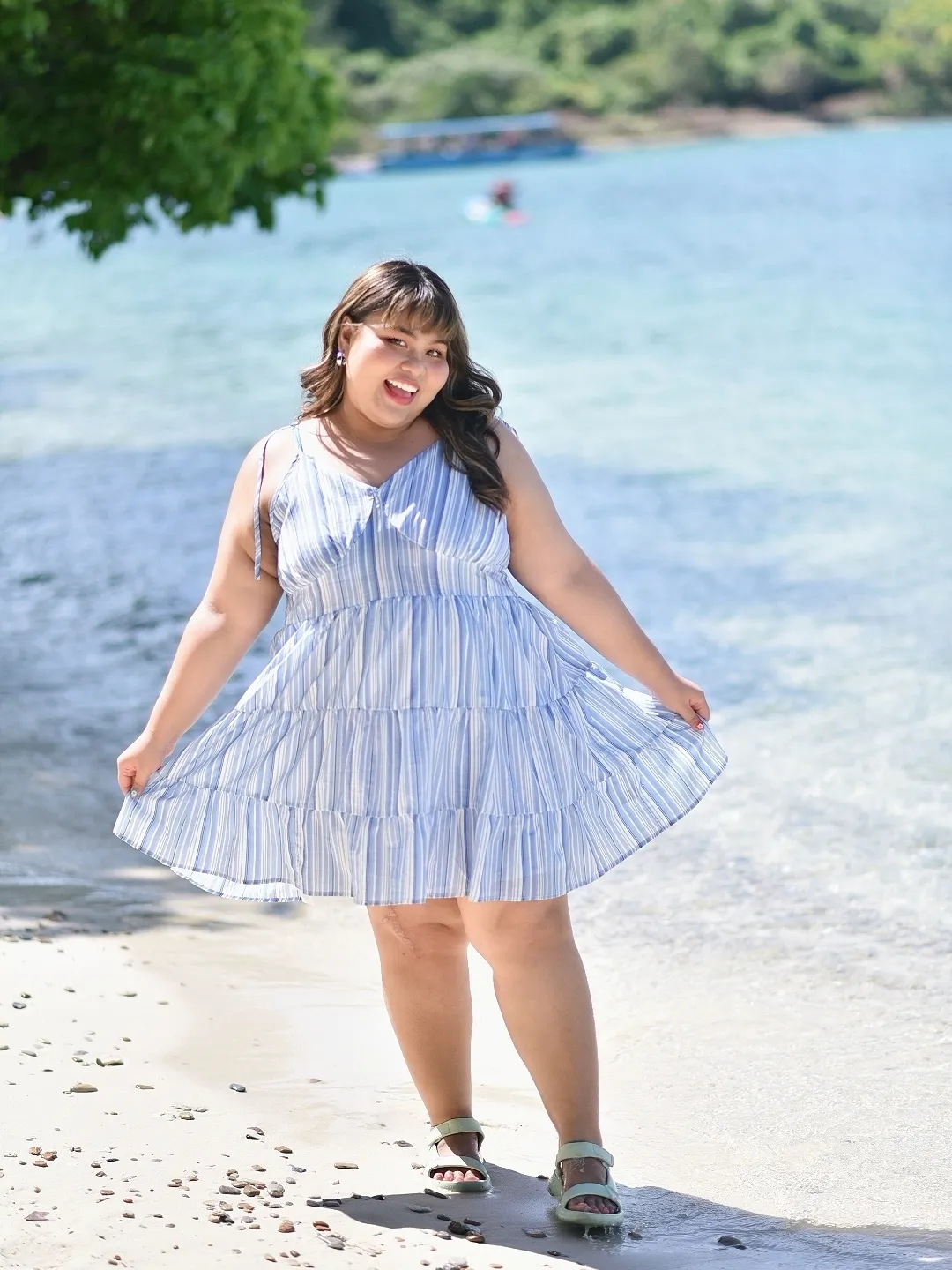 beach look🏝️ สาวพลัสไซส์ | แกลเลอรีที่โพสต์โดย PB girl | Lemon8