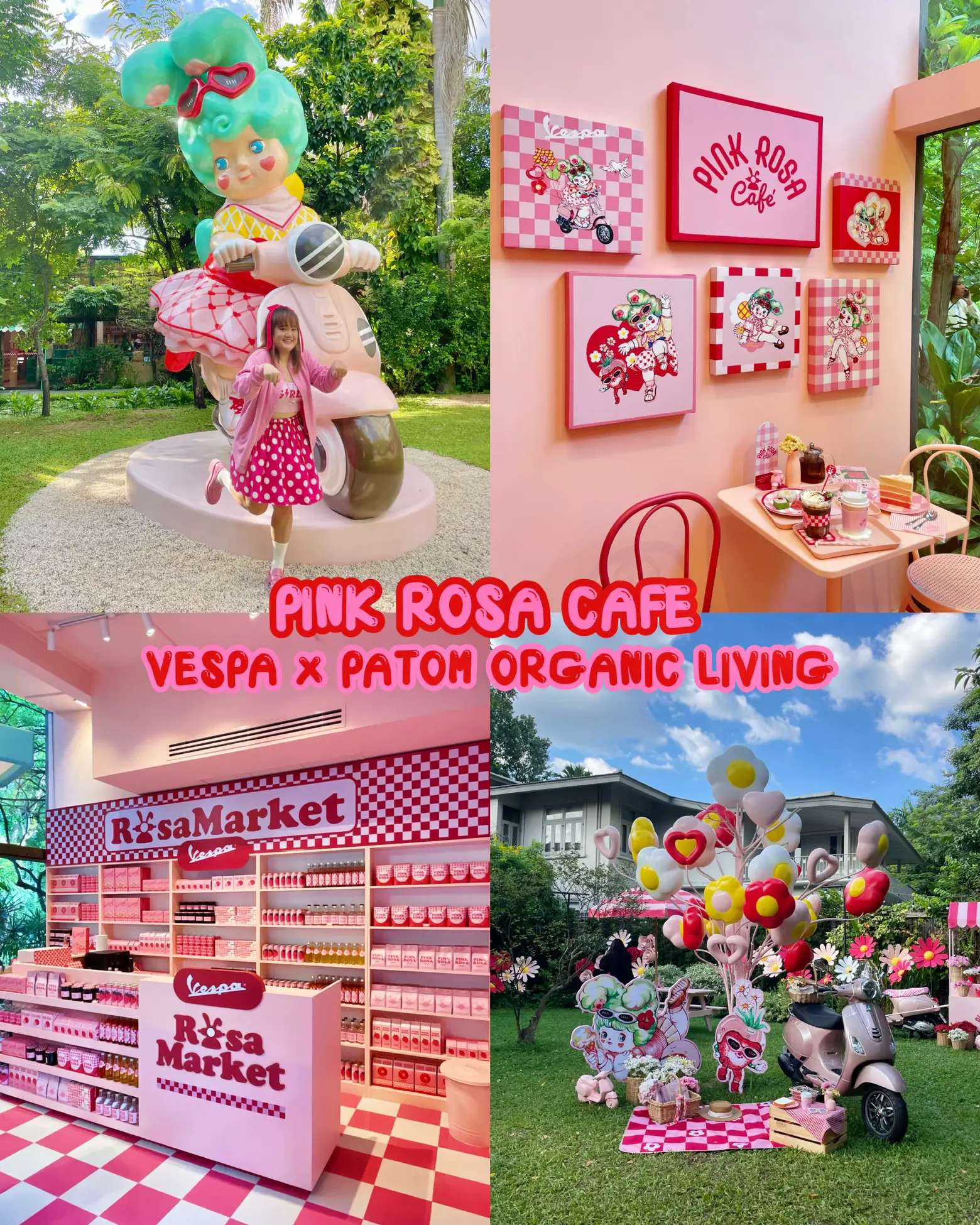 จากใจสาวคลั่งรักสีชมพู 💖 เจอ Pink Rosa Cafe ไปใจฟูสุดๆ | แกลเลอรีที่ ...