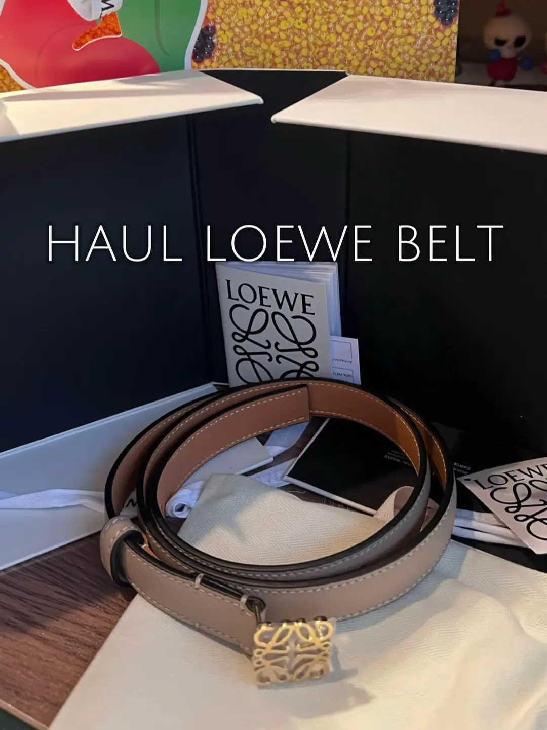 เปิดถุง LOEWE BELT ความเรียบหรูที่แท้ทรู | วิดีโอที่เผยแพร่โดย ︎ ...