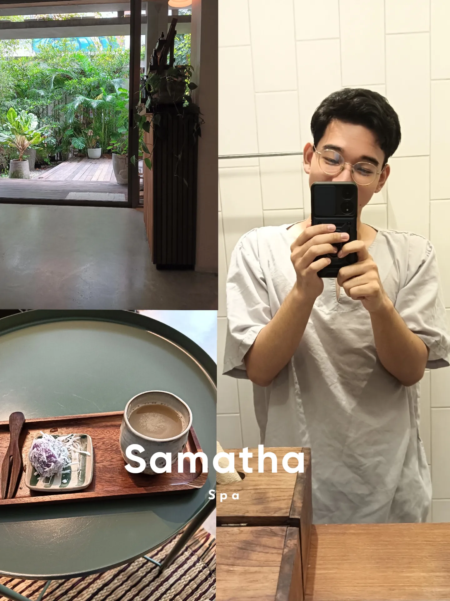 Samatha Spa, a massage shop near Mrt, also has a cafe next door. | Gallery posted by Lucky | Lemon8