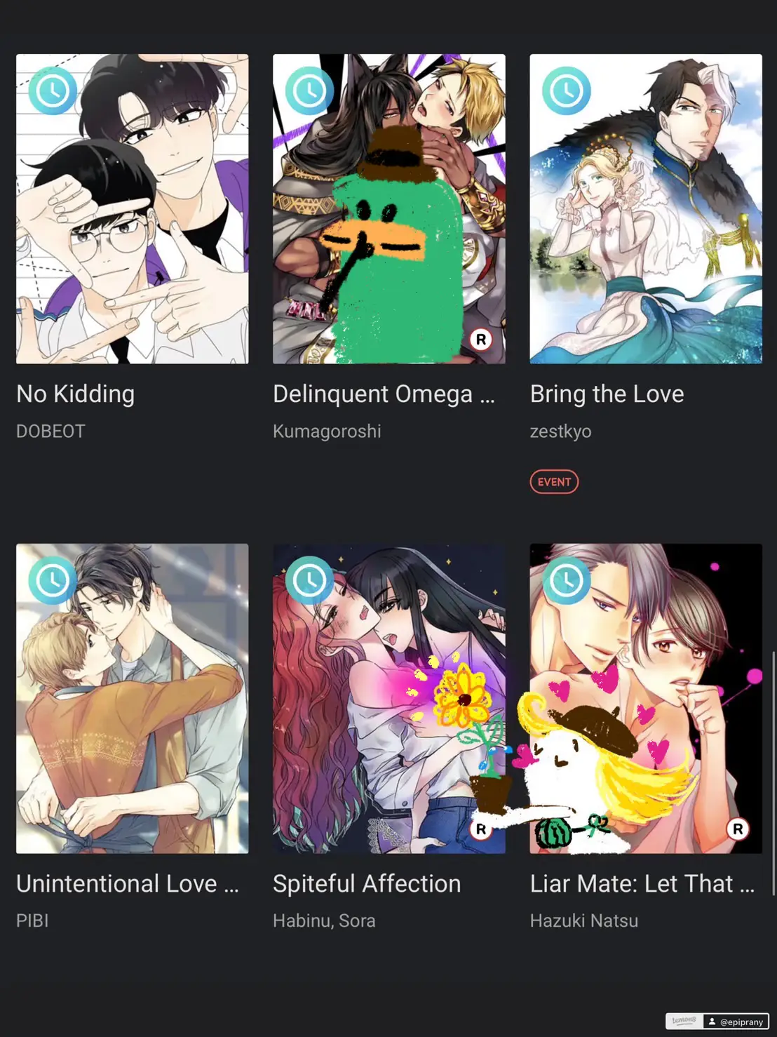 รวม! เรื่องอ่านฟรีทำให้หายเบื่อแน่นอนที่ LezhinComics | แกลเลอรีที่โพสต์โดย daxauce | Lemon8