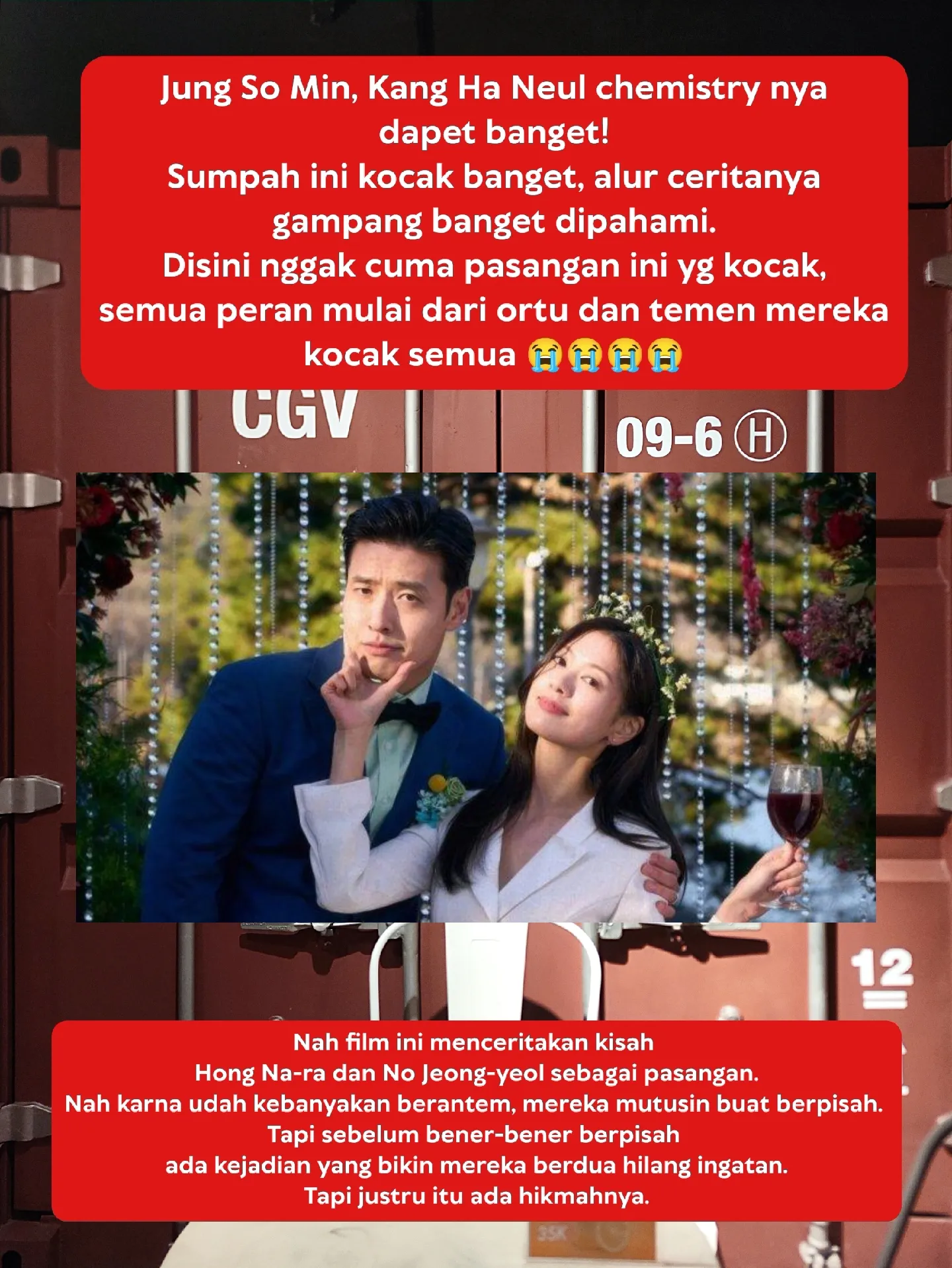CAPEK BANGET NONTON FILM "LOVE RESET" 😭 | Galeri diposting oleh cikcika | Lemon8