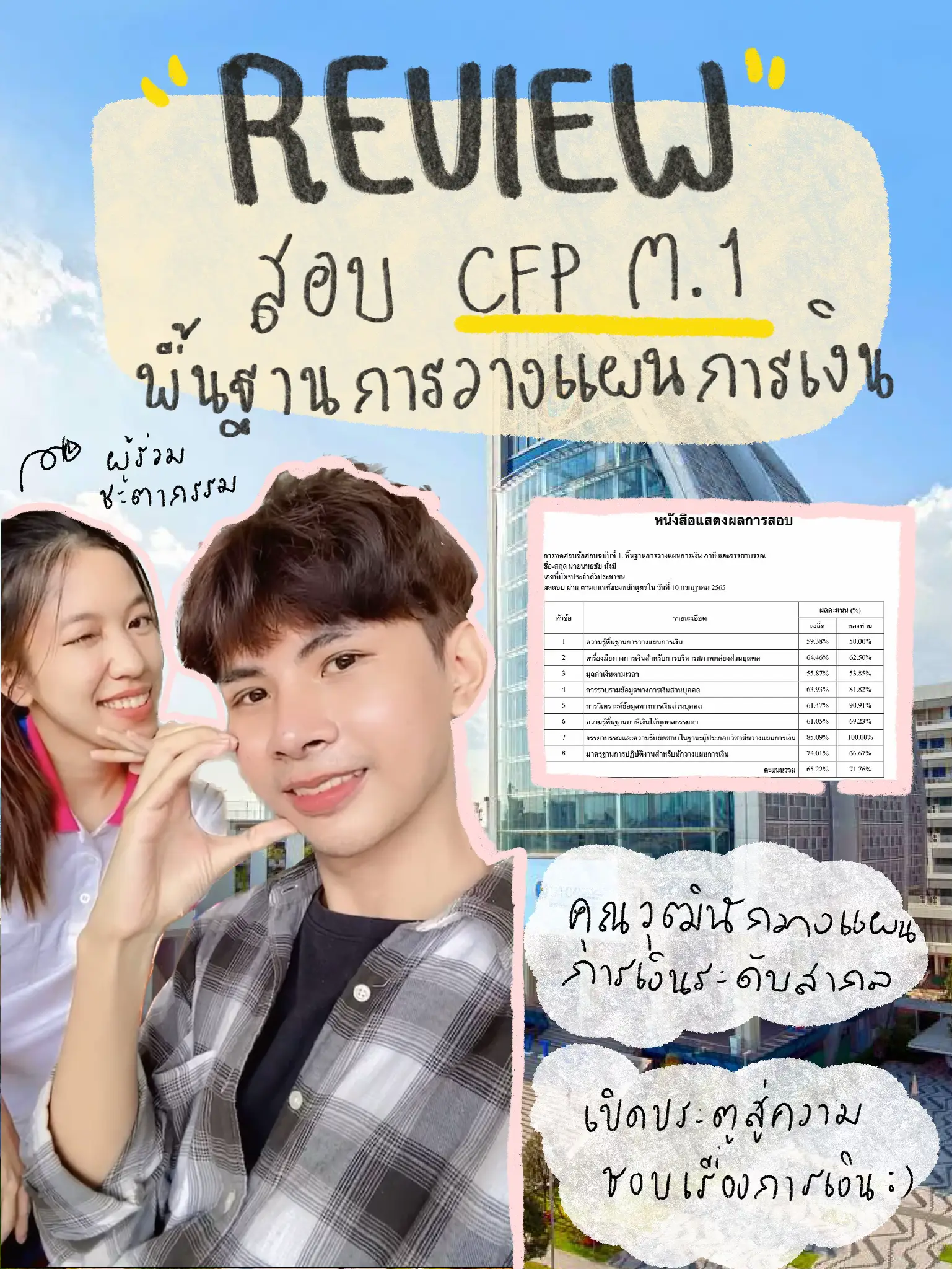 เปิดประตูสู่โลกการเงิน รีวิวสอบ CFP M.1 พื้นฐานการวางแผนเงิน | แกลเลอรี ...