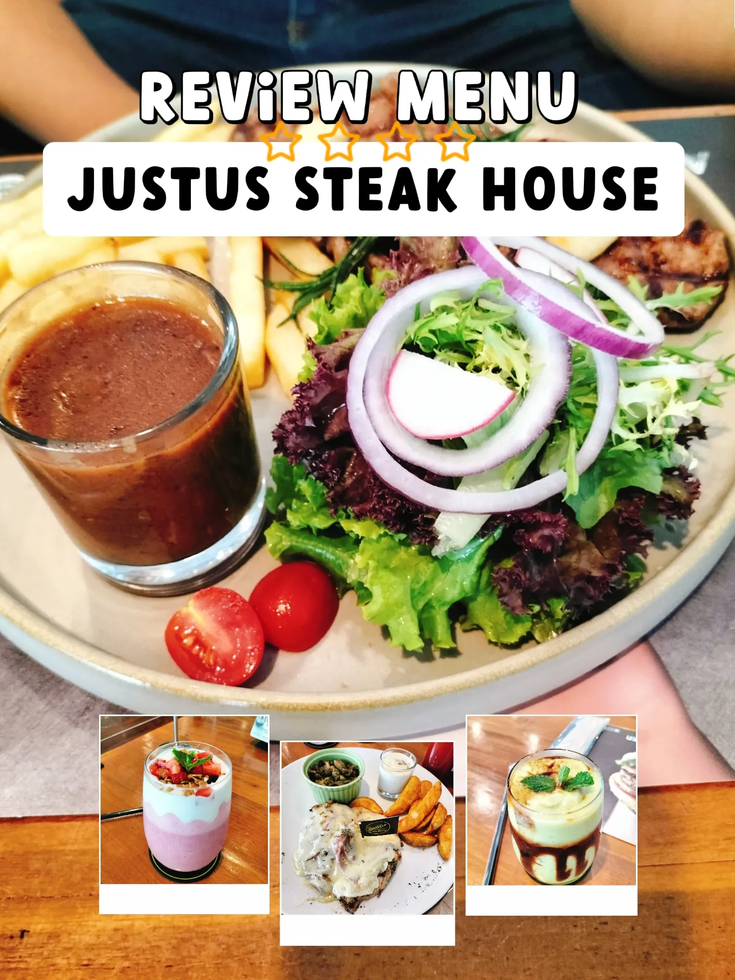 Review Menu Justus | Galeri diposting oleh Yenni Yanuarti | Lemon8