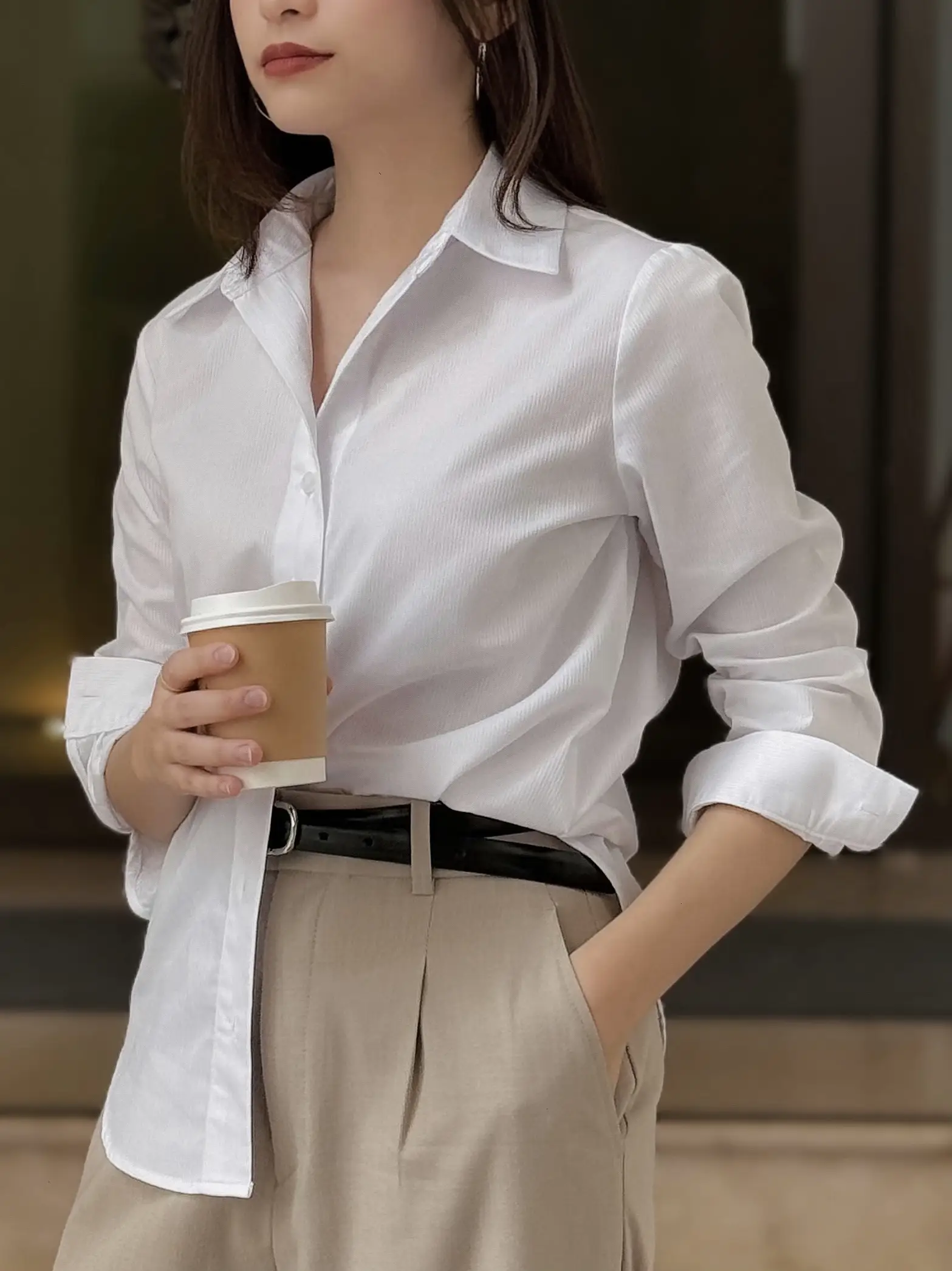 OOTD - Color idea for a classic look คู่สีขาวกับครีม | แกลเลอรีที่โพสต์ ...