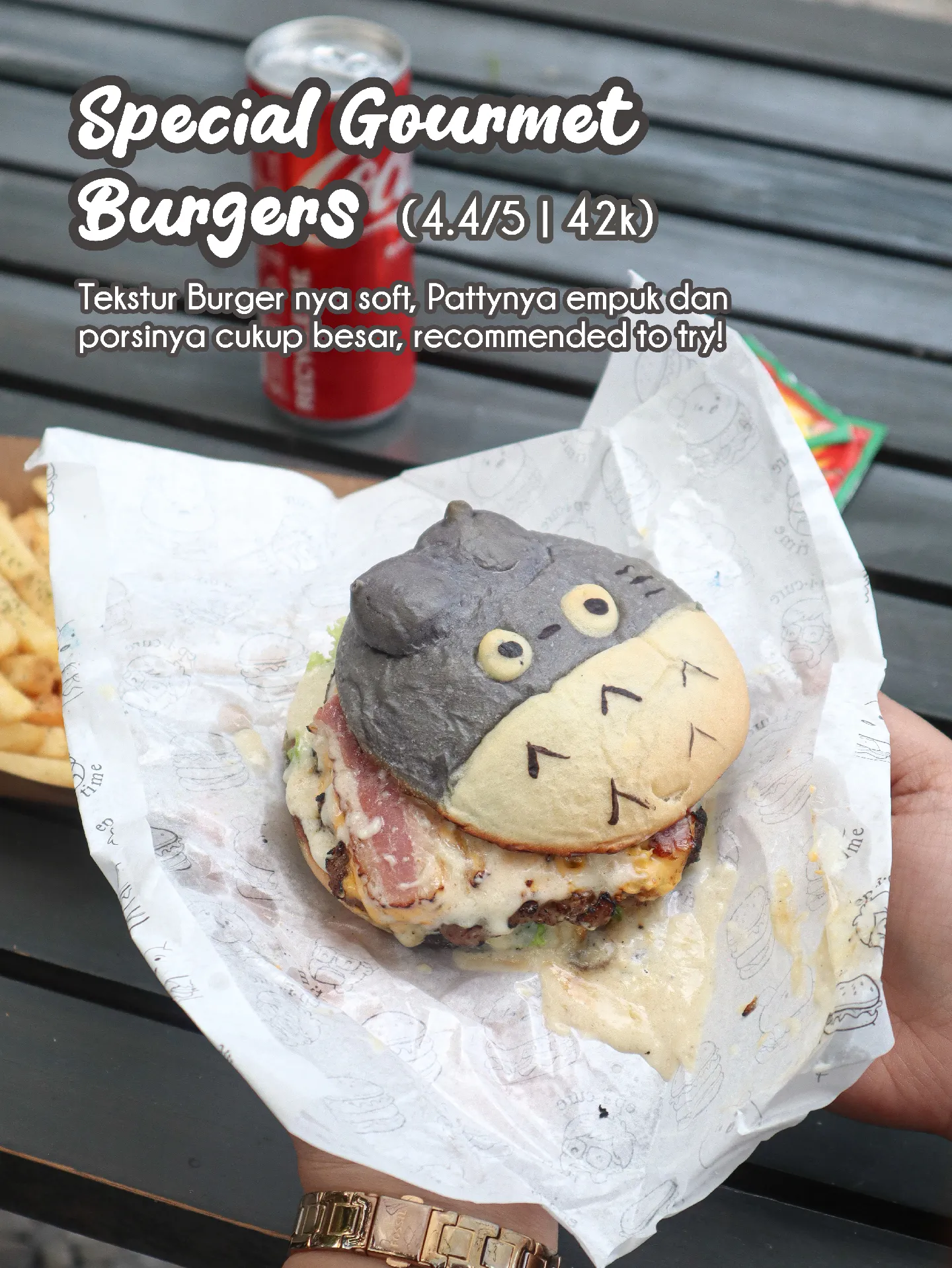 BURGER GEMAS PALING LUCU DI BANDUNG 🍔🍟 | Galeri diposting oleh Origin ...