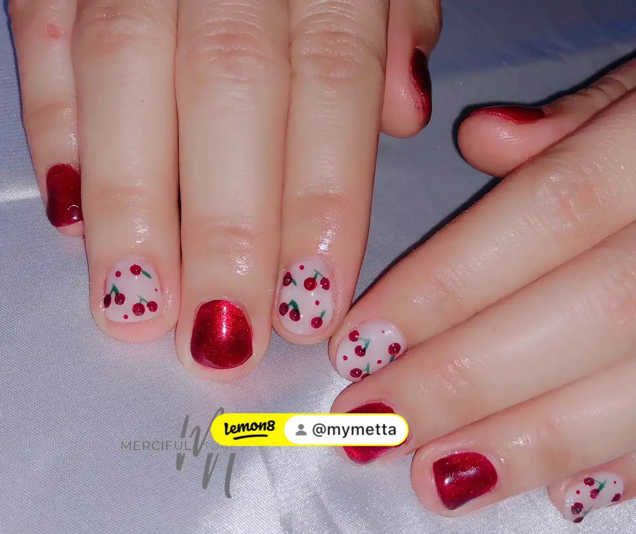 รวมไอเดียเล็บสั้น | แกลเลอรีที่โพสต์โดย Merciful•nail | Lemon8