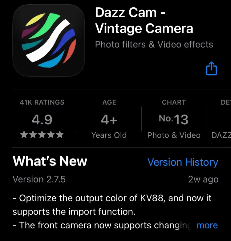 Dazzcam แอพกล้องฟิล์ม มู้ดดีสีสวยที่สาวๆต้องมี | แกลเลอรีที่โพสต์โดย _palmr | Lemon8