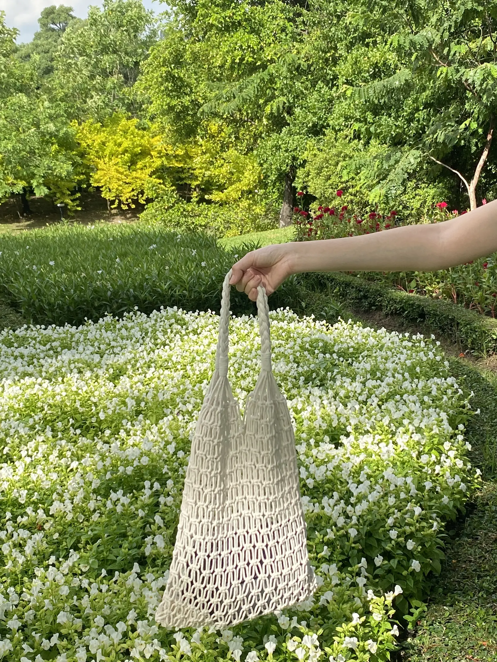Top Weave Rope Bag 🍃🌲 | Gallery posted by Cakejirapat | Lemon8