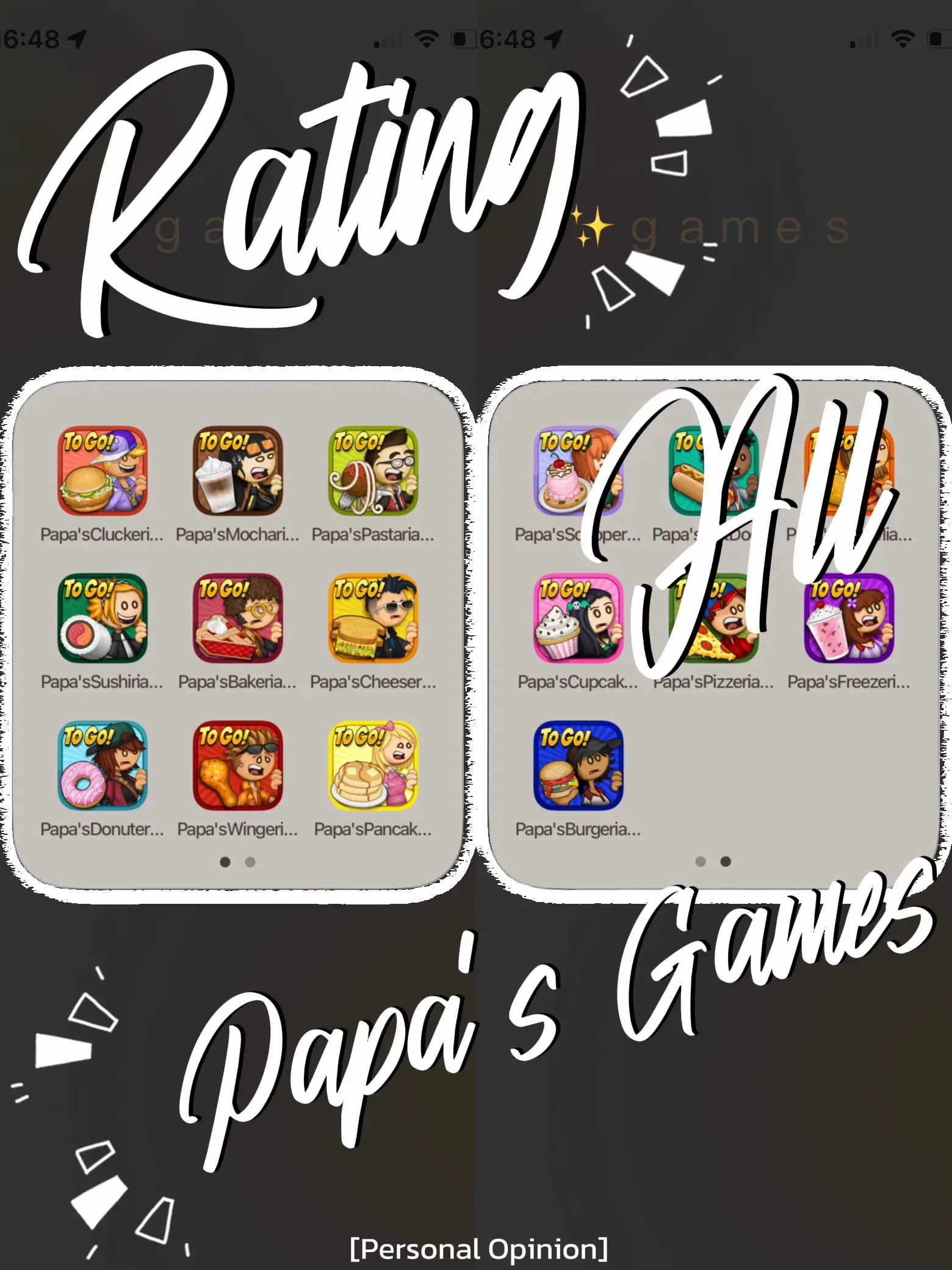 Papa Louie's To Go Games | Galeri disiarkan oleh Alleriza | Lemon8