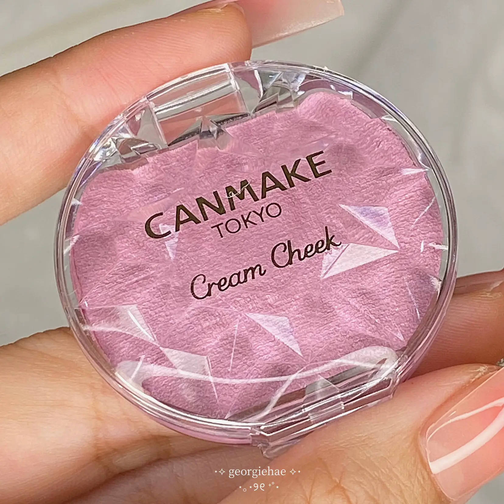 บลัช canmake แก้มใส ! 🎀🫧💗🫐⭐️ | แกลเลอรีที่โพสต์โดย georgiehae ♡ | Lemon8