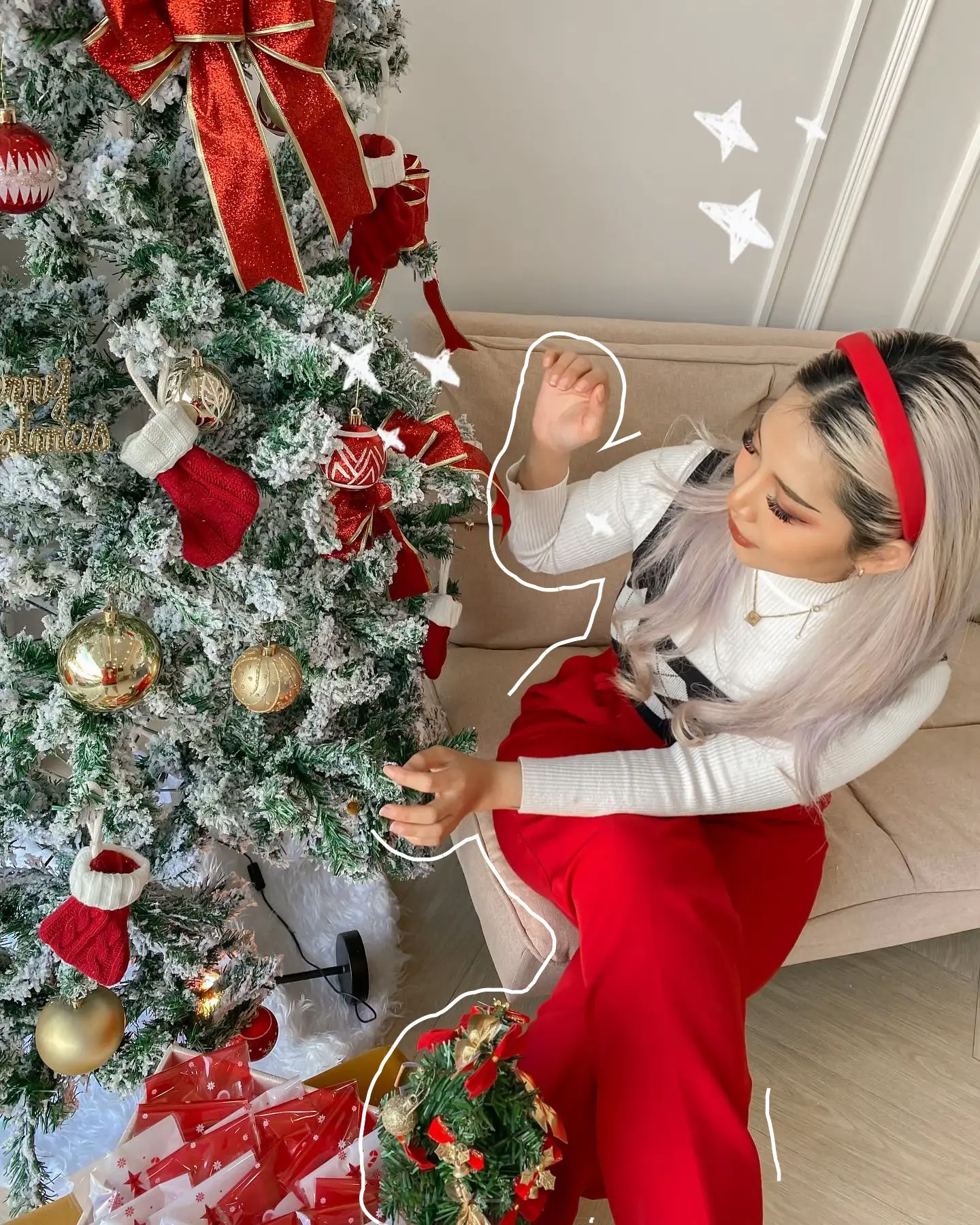 #แต่งตัวคริสมาสต์ #Christmas | แกลเลอรีที่โพสต์โดย Nawa nawa | Lemon8