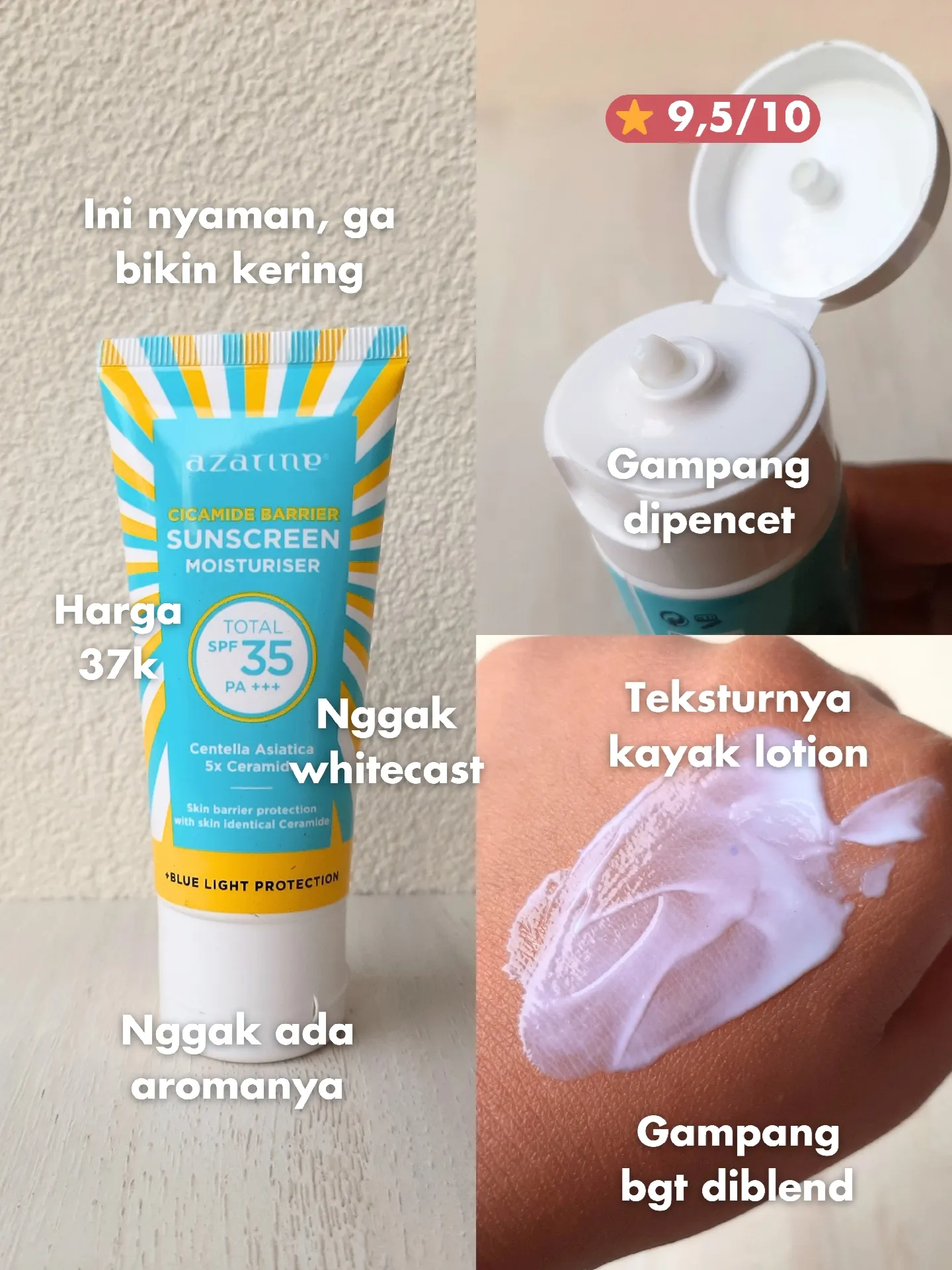 BEST SUNSCREEN BUAT KULIT KERING | Galeri diposting oleh 𝐏𝐮𝐝𝐲𝐚 | Lemon8