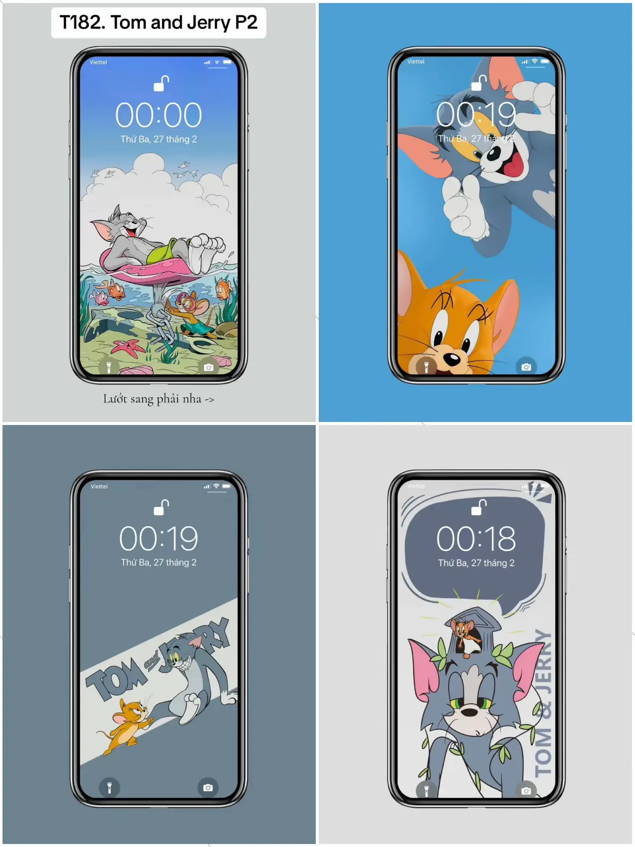 Free Wallpaper Tom&Jerry | แกลเลอรีที่โพสต์โดย 𝔑𝔞𝔱𝔦 🍒𝐸𝓋𝑒𝓇 | Lemon8