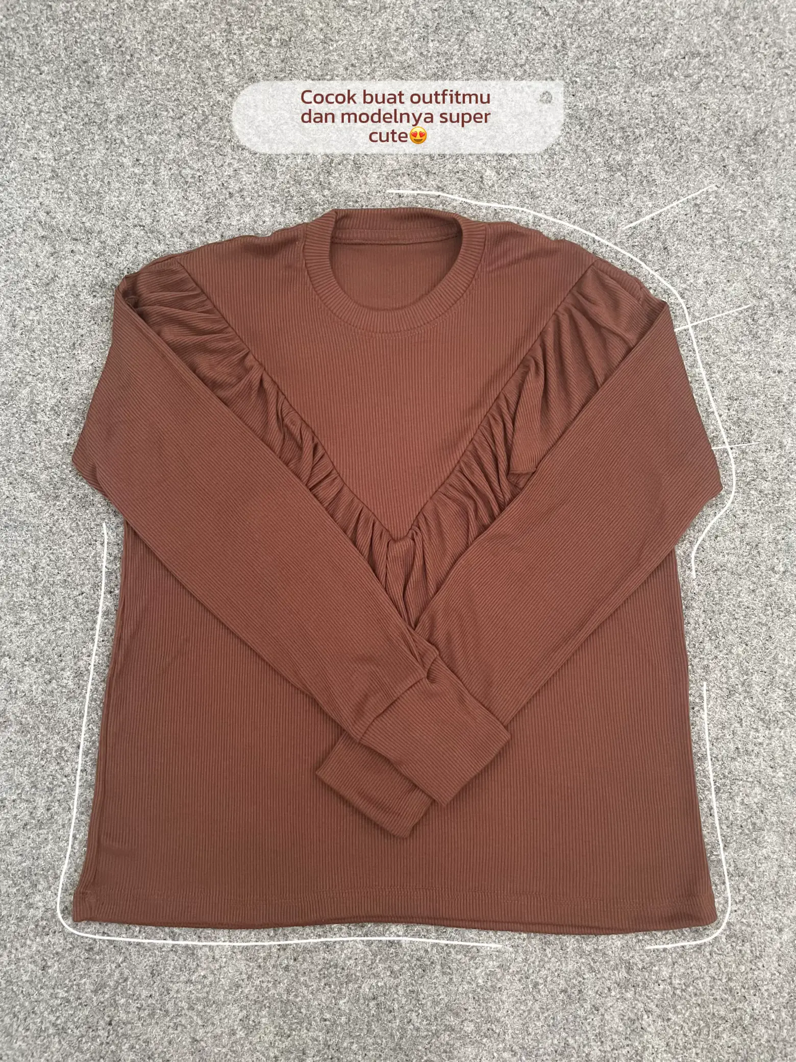 Blouse Ruffle Rumbai | Galeri diposting oleh Violetteid | Lemon8