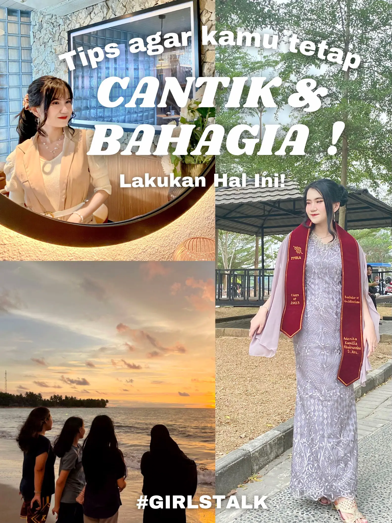 Tips agar TETAP CANTIK & BAHAGIA! | Galeri diposting oleh 𝐴𝑑𝑒𝑛𝑖𝑡𝑎 | Lemon8