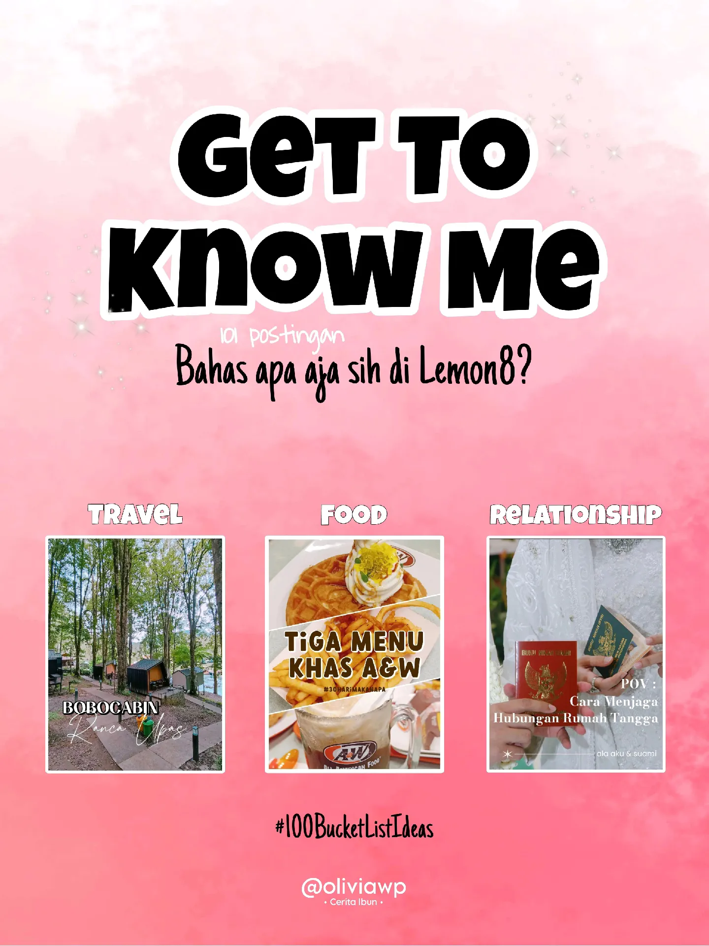 Get to know me : bahas apa aja sih di Lemon8? | Galeri diposting oleh Cerita Ibun | Lemon8