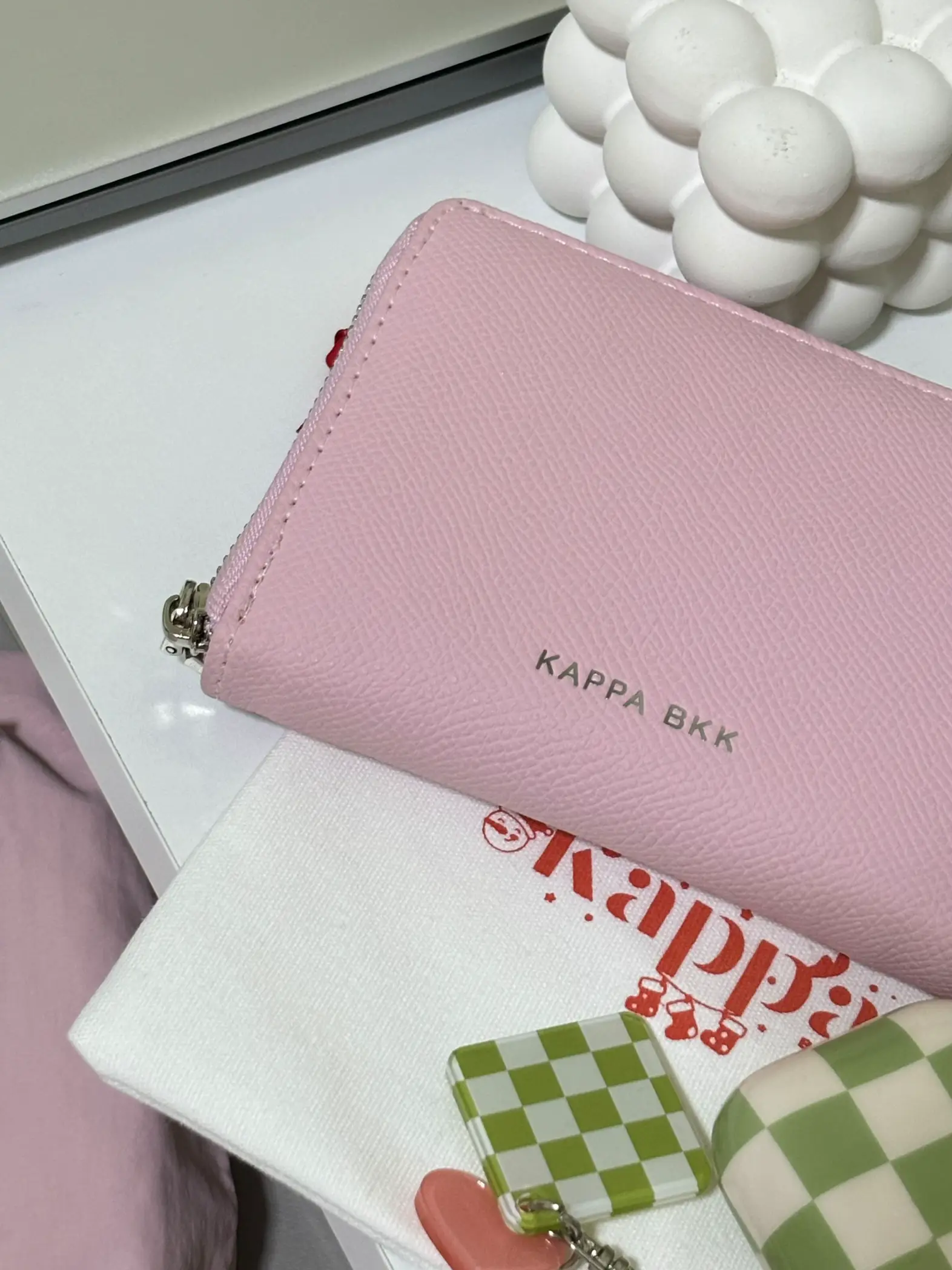 Kappa bkk กระเป๋าตังหนังแท้ | แกลเลอรีที่โพสต์โดย แค่รีวิว | Lemon8