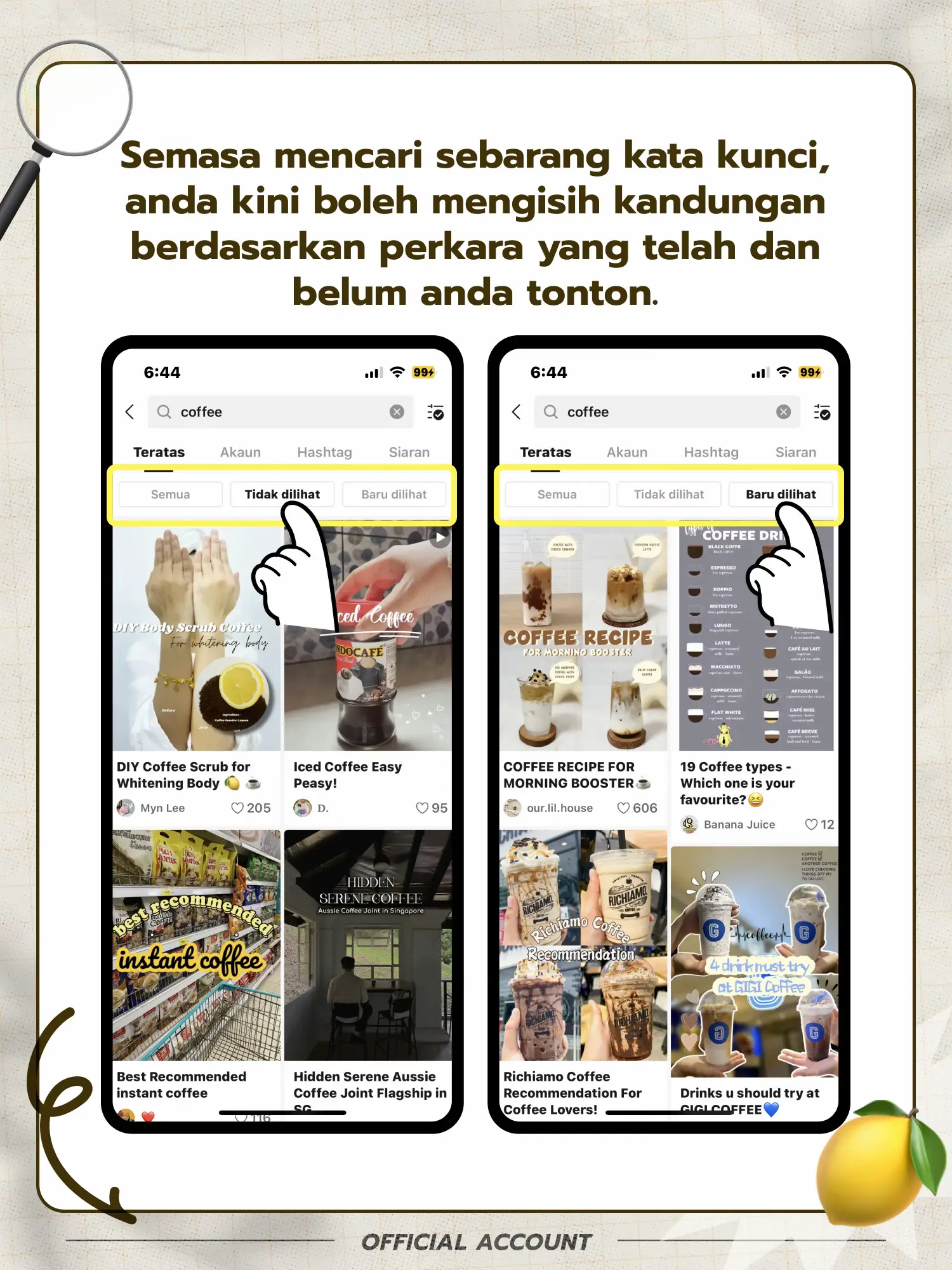 Lemon8 Web - Carian Lemon8