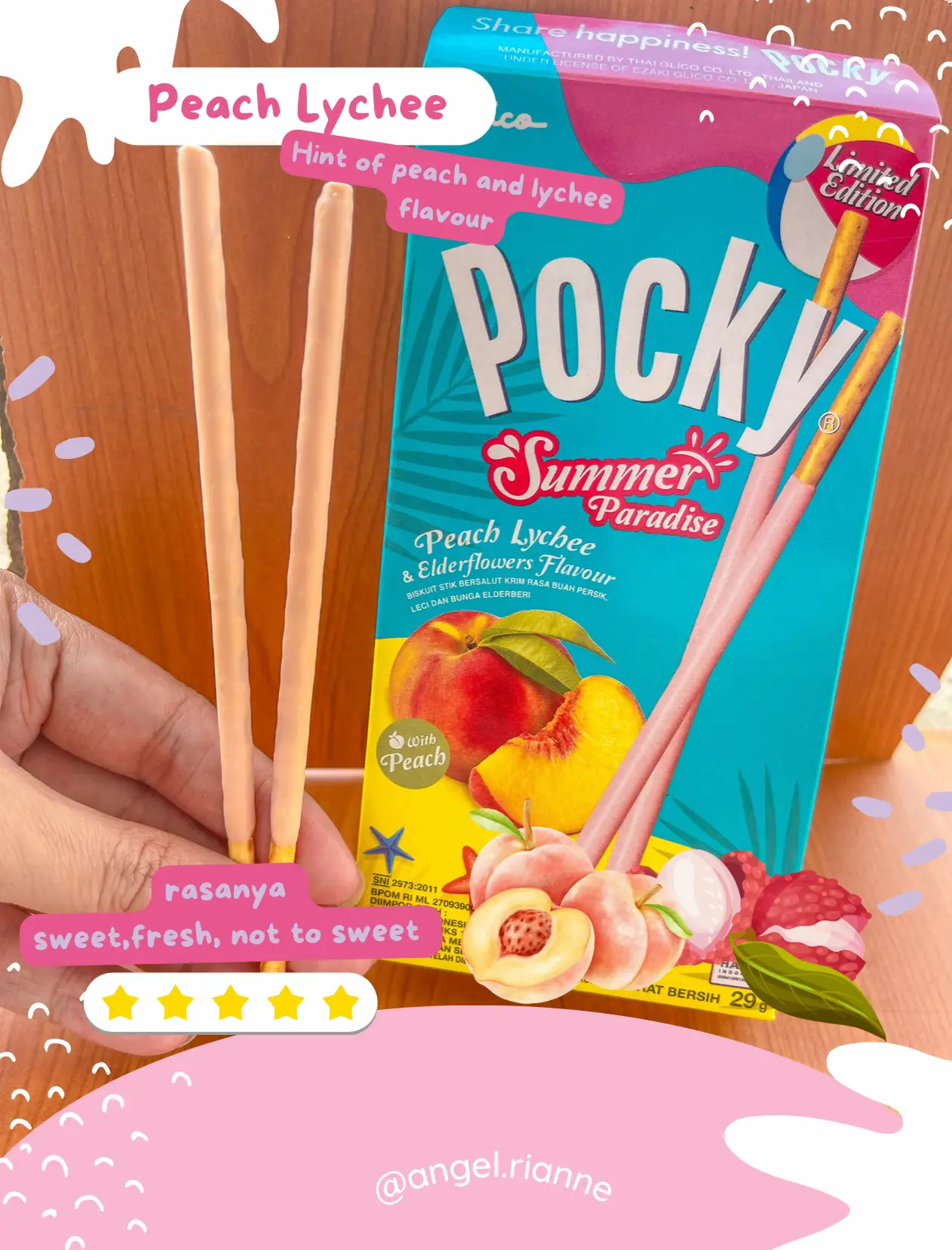 POCKY LIMITED EDITION! 🍑 | แกลเลอรีที่โพสต์โดย Angel.rianne | Lemon8