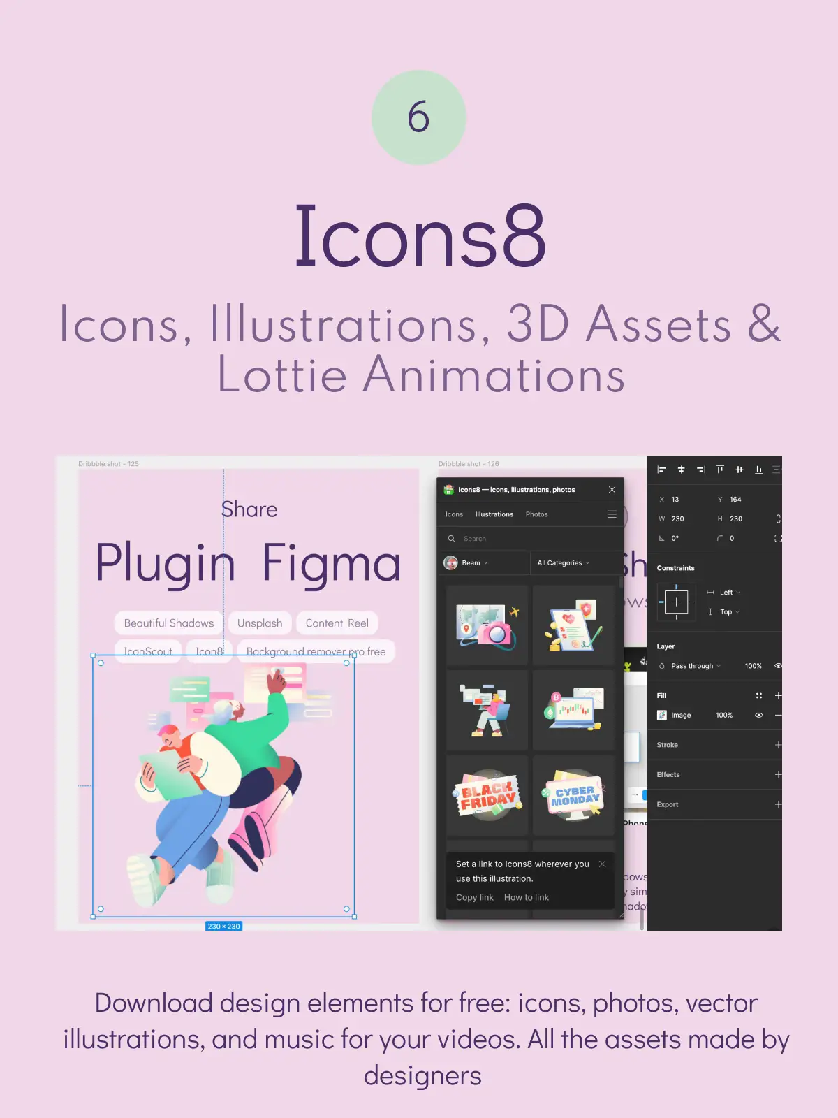 6 Figma plugin ฟรี ทำงานเร็วขึ้นทันทีหลังติดตั้ง💗🚀 | แกลเลอรีที่โพสต์ ...