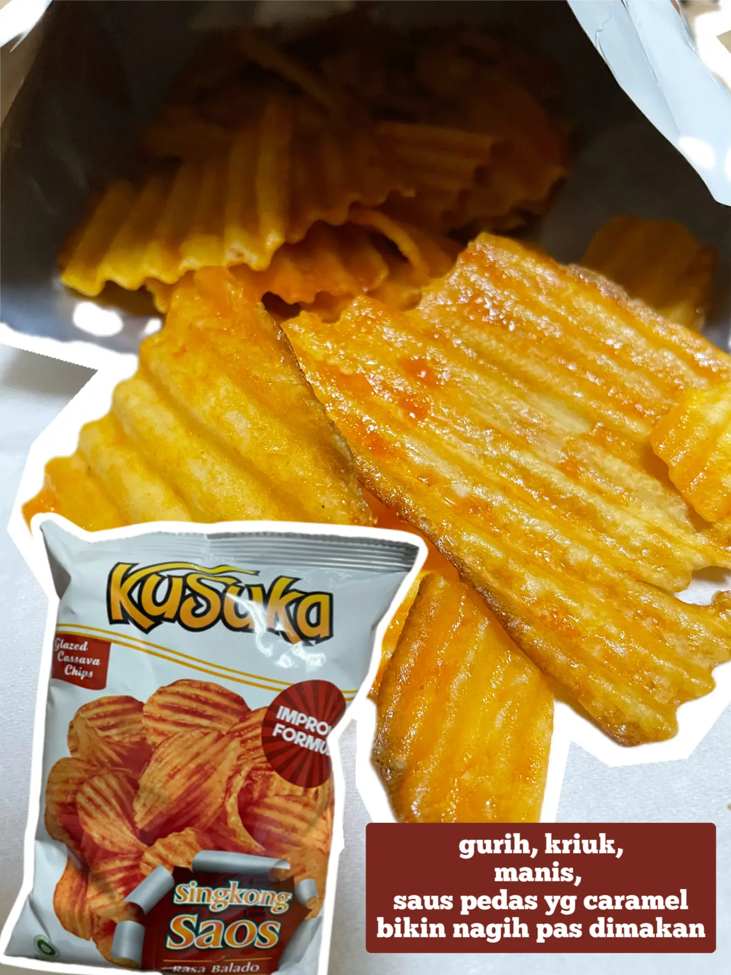 💚CEMILAN KERIPIK KUSUKA‼️💛 | Galeri diposting oleh elmeeya | Lemon8