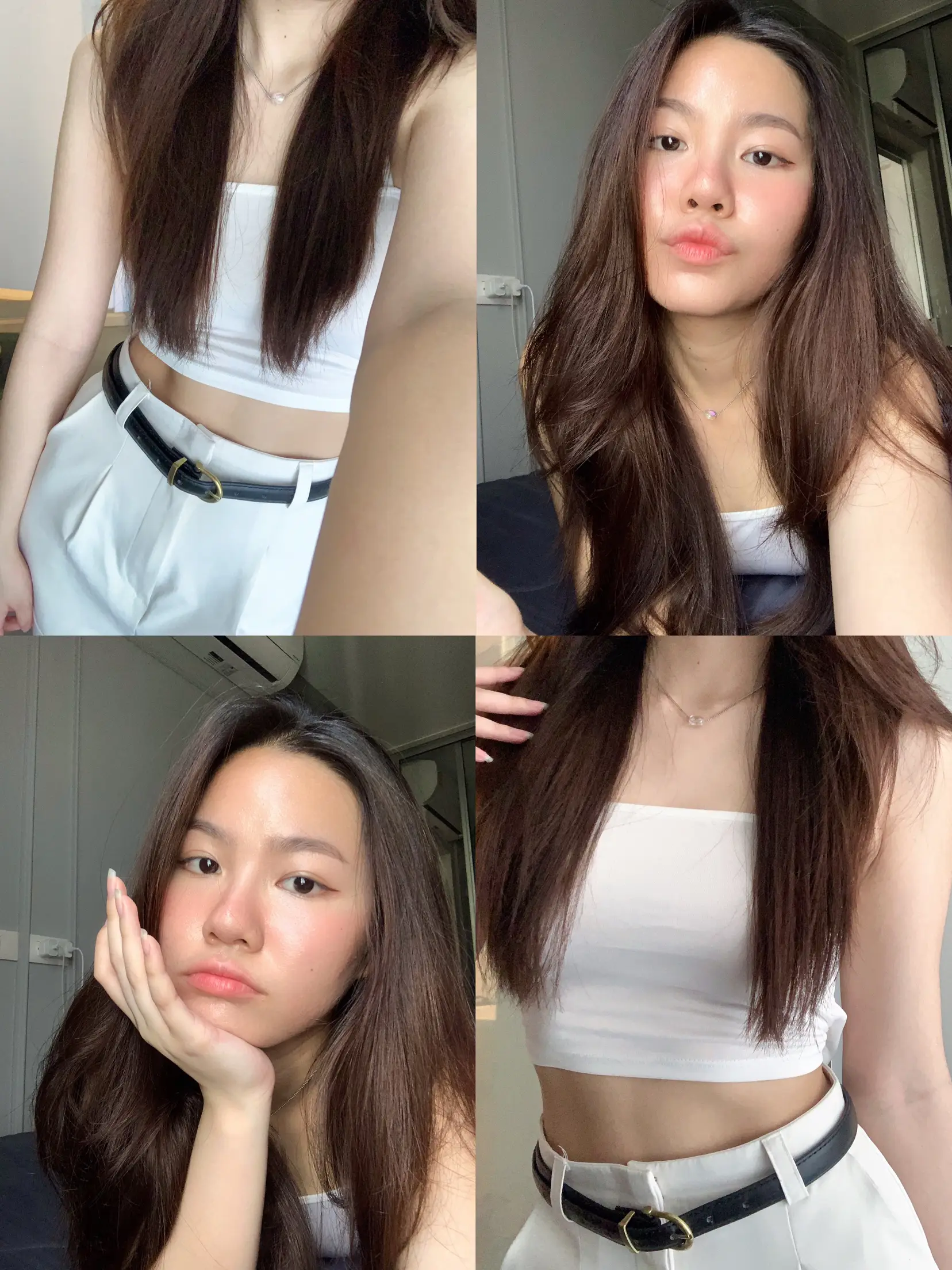 OOTD all white | แกลเลอรีที่โพสต์โดย Bbeammt | Lemon8