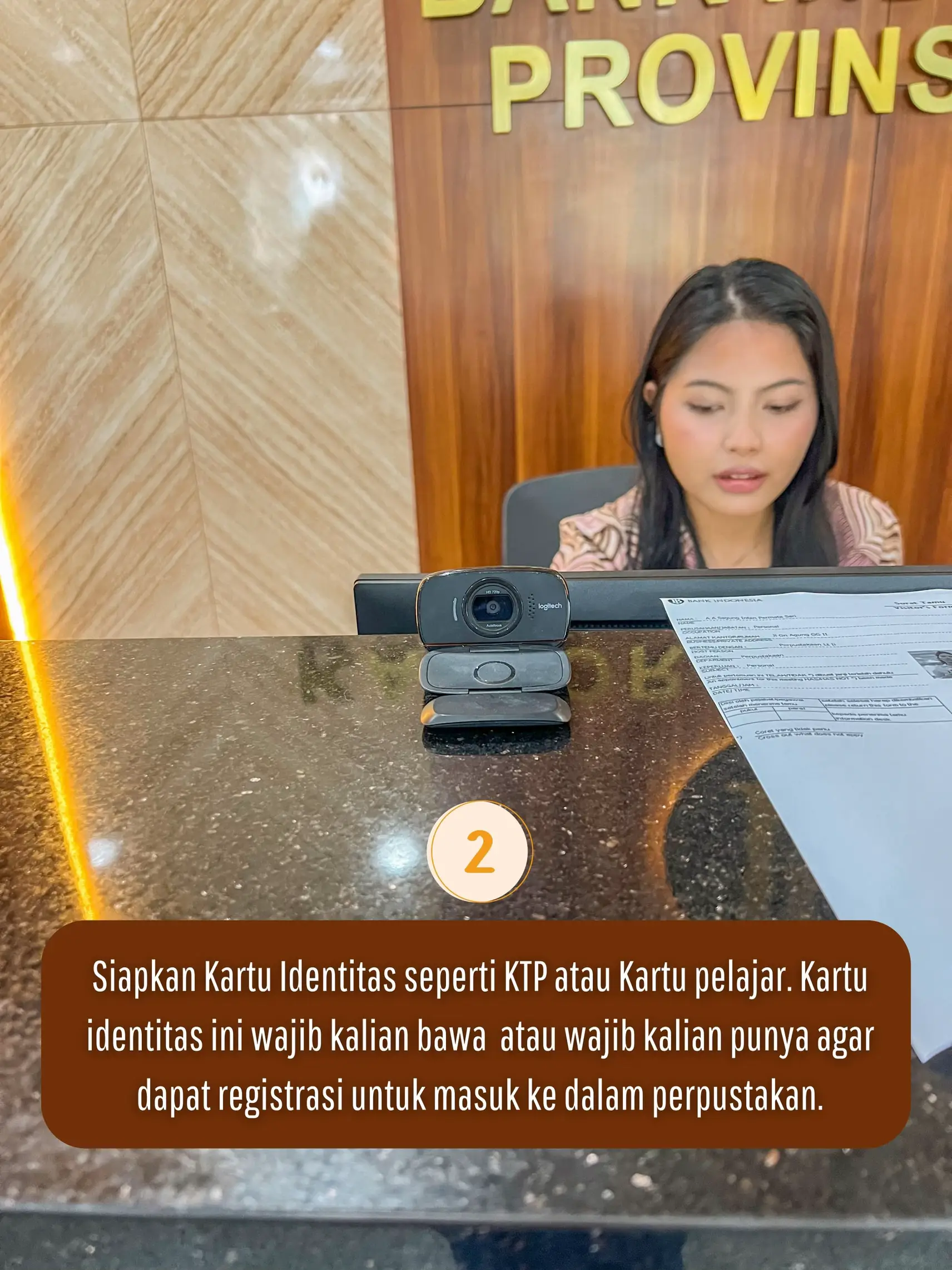 Tutorial masuk ke perpustakaan Bank BI | Galeri diposting oleh SM | Lemon8