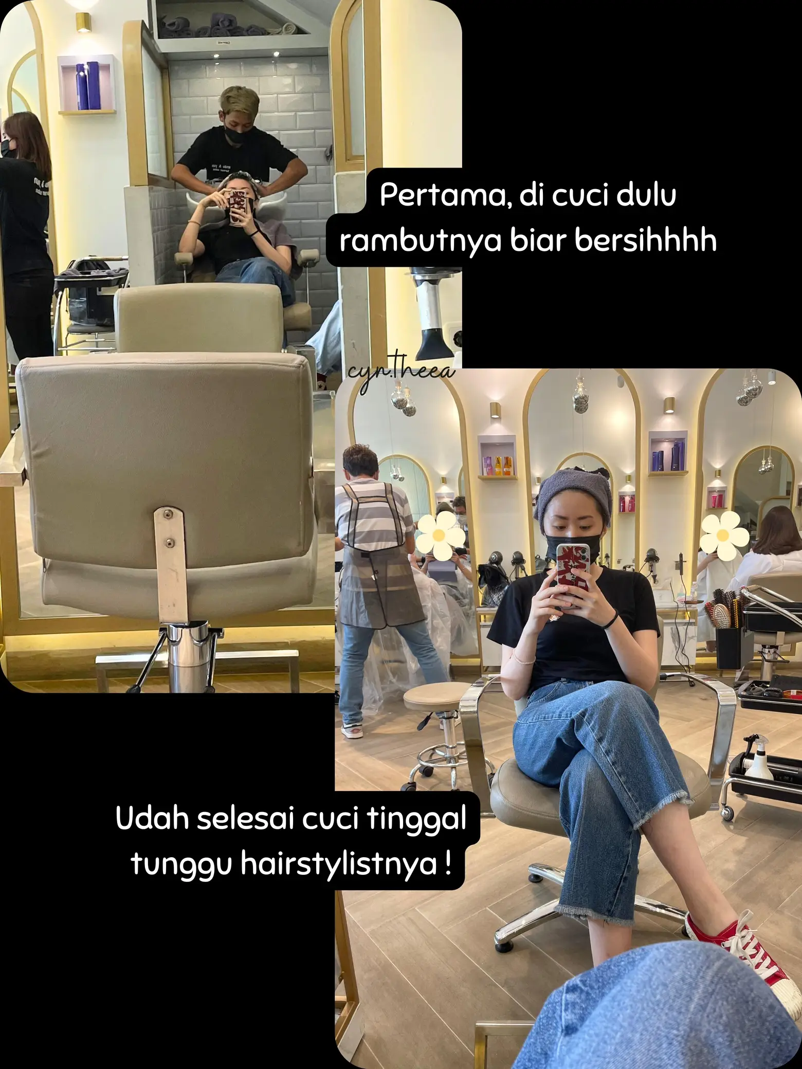 Potong rambut di salon ala Korea di PIK 💕 | Galeri diposting oleh Cynthia | Lemon8