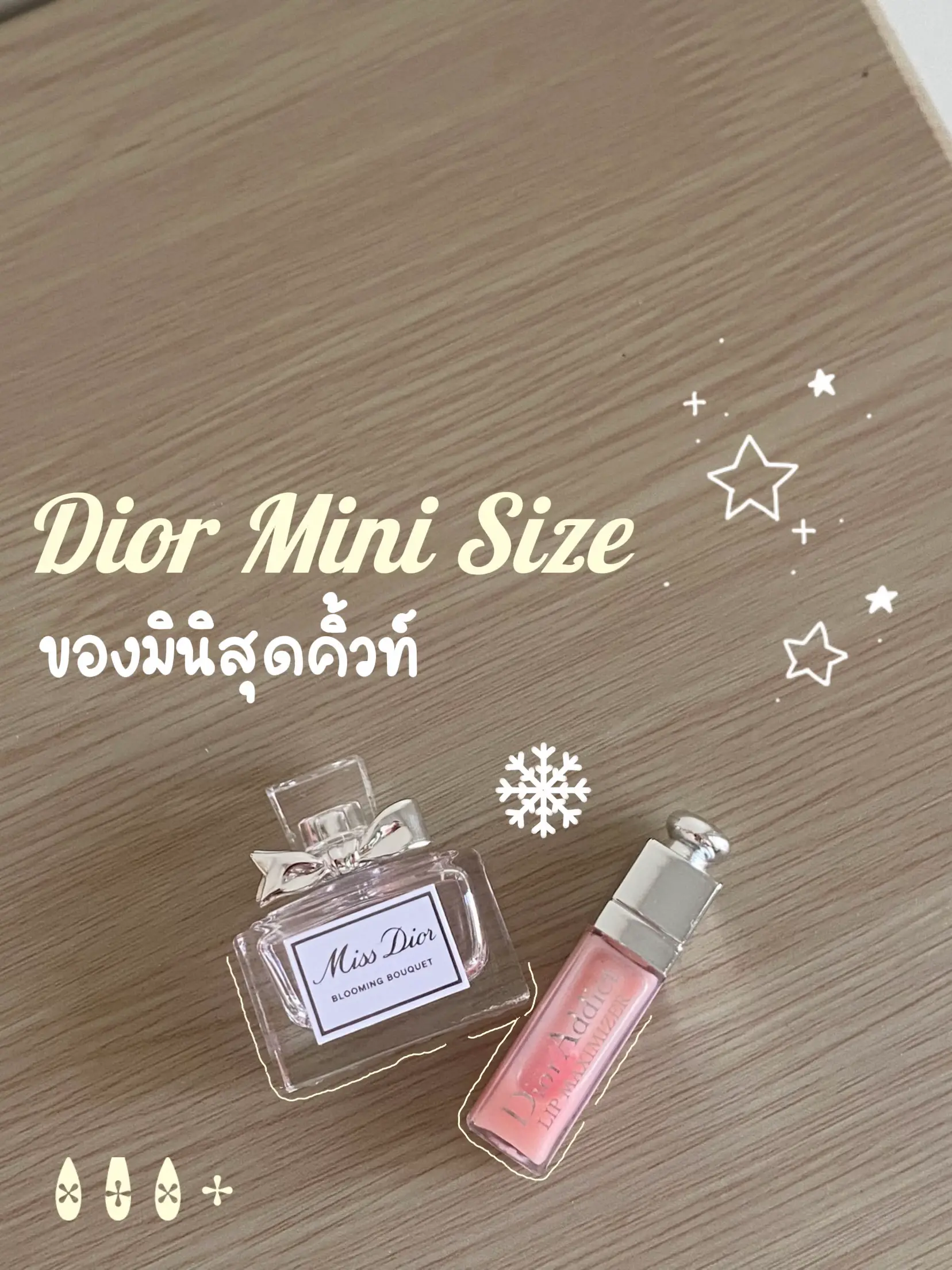 ป้ายยาของกุ๊กกิ๊ก Dior Mini Size น่ารักขนาดพกพา | แกลเลอรีที่โพสต์โดย Lilyofthevalley | Lemon8
