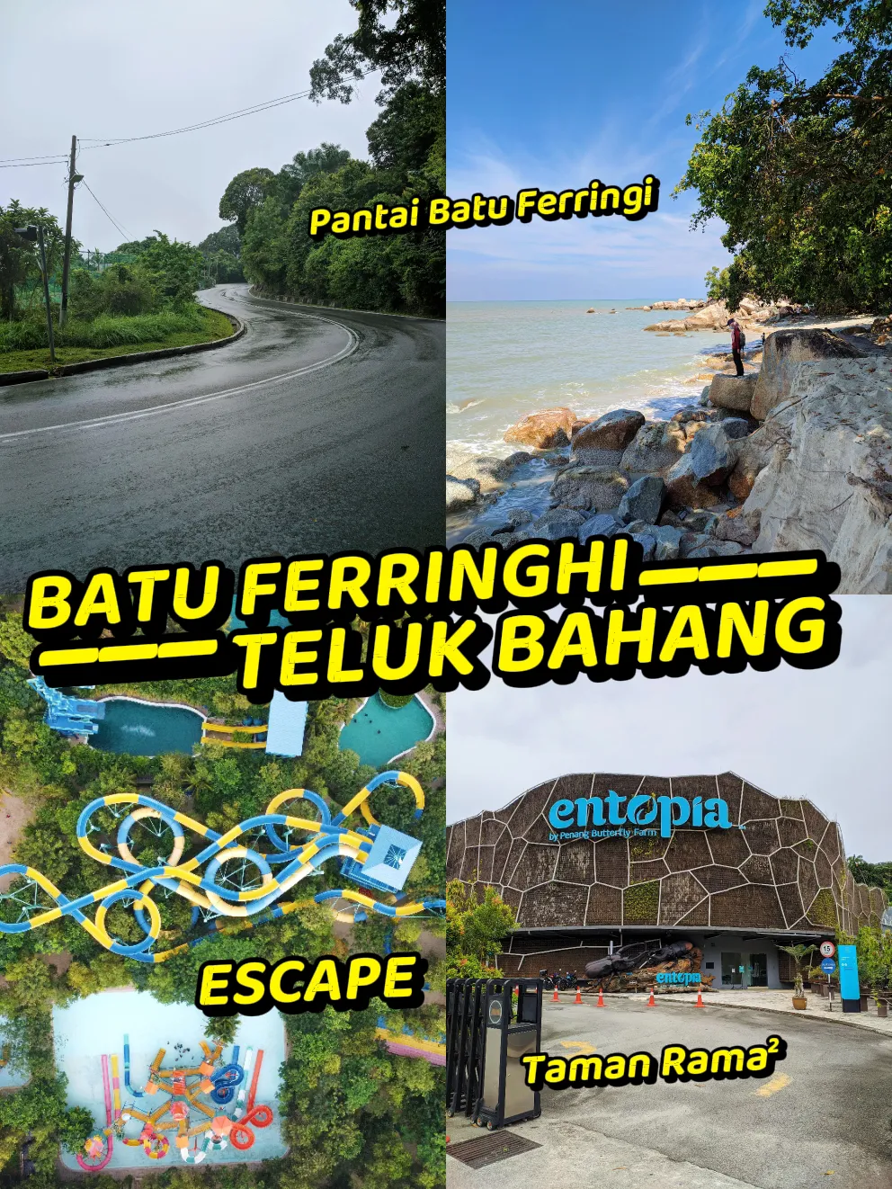 Itinerary Day Trip : Round Island PENANG! | Galeri disiarkan oleh Hazwan Hafiz | Lemon8