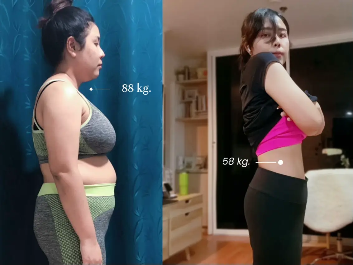 30 kg. ที่หายไปใน 1 ปี | แกลเลอรีที่โพสต์โดย DollytoSlim | Lemon8