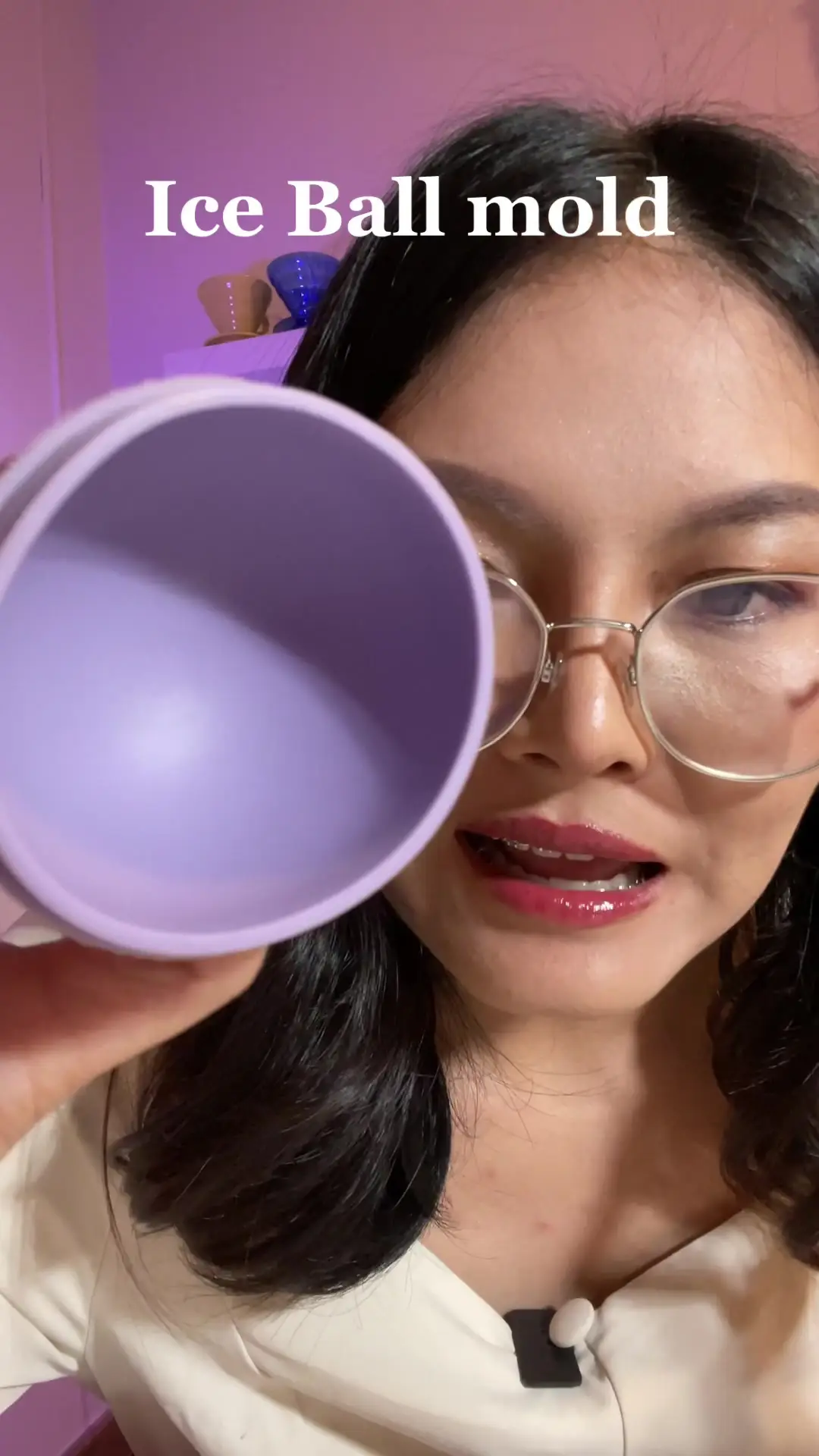 พิมพ์ทำน้ำแข็งก้อนกลม | Video published by Cotton.samlee | Lemon8