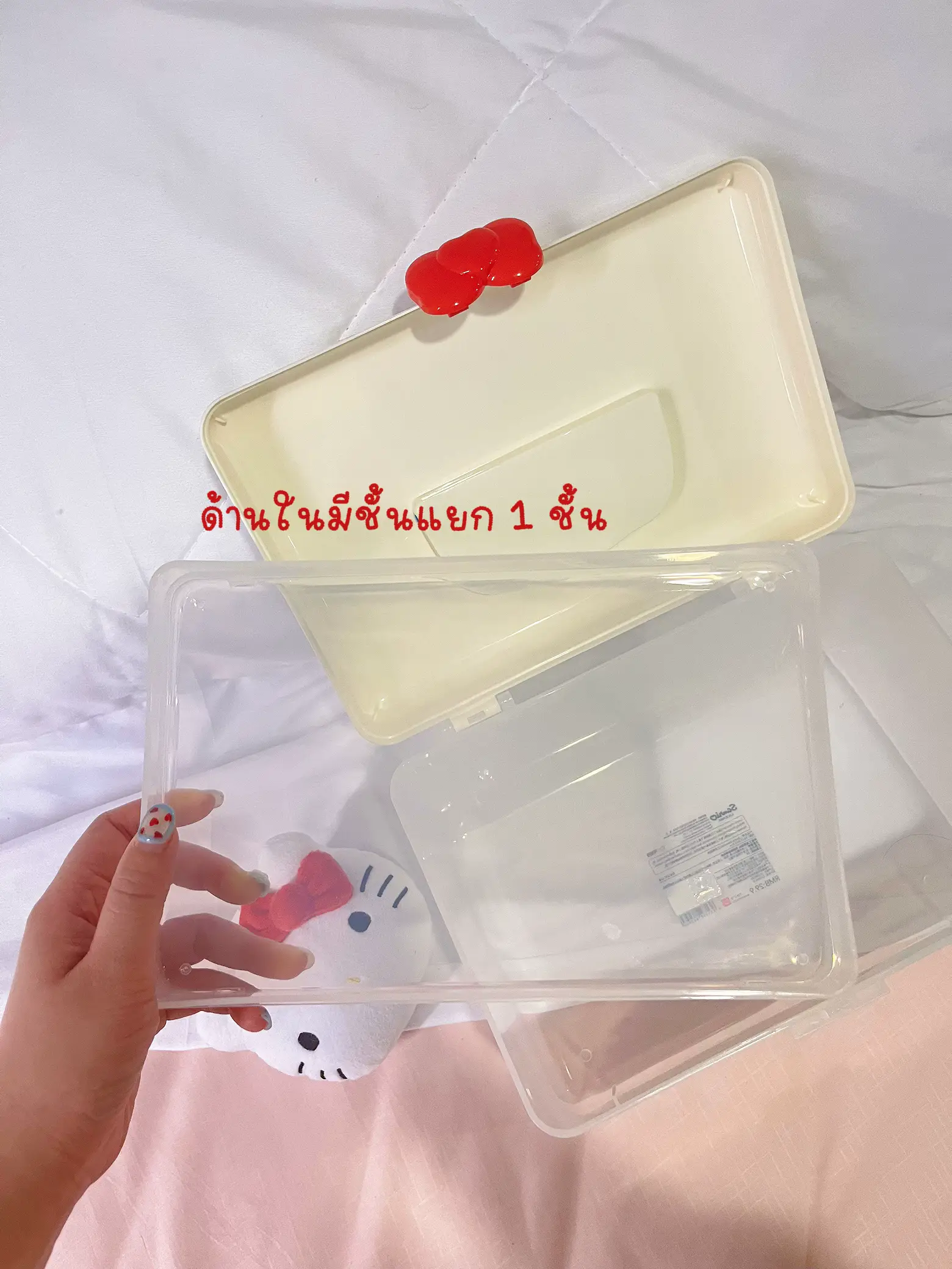 ป้ายยา Hello Kitty storage Box 🍅 | แกลเลอรีที่โพสต์โดย Mookm☻ ☻ k | Lemon8