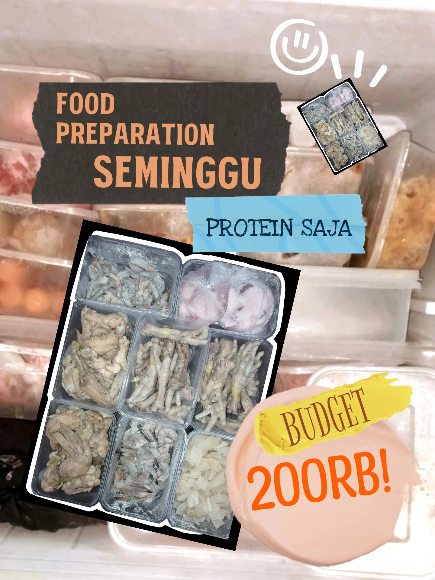 200Ribu! Meal Prep PROTEIN & Meal Plan seminggu | Galeri diposting oleh ...