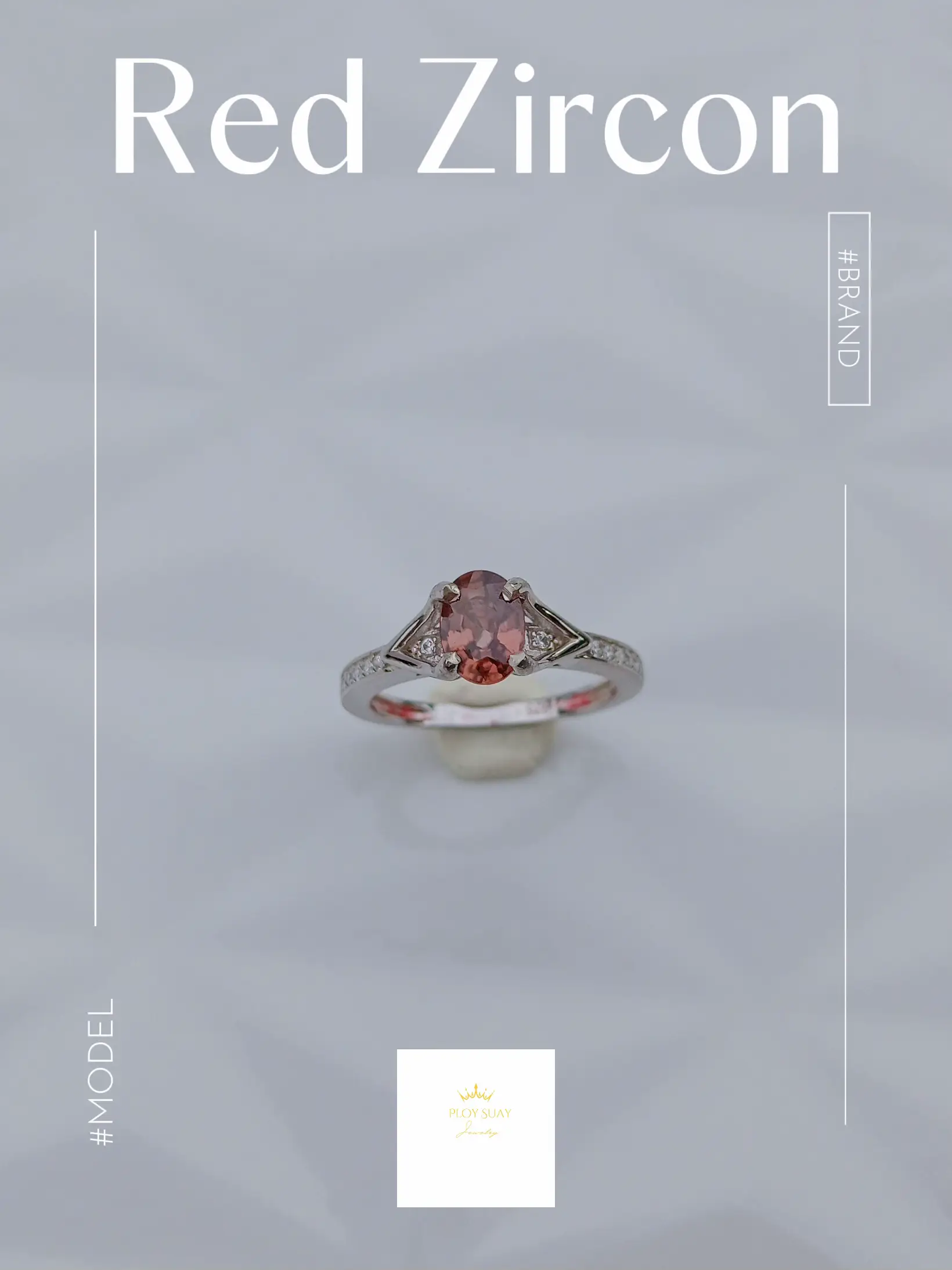 Red Zircon พลอยแห่งเทวดาผู้พิทักษ์ | แกลเลอรีที่โพสต์โดย Ploy suay | Lemon8