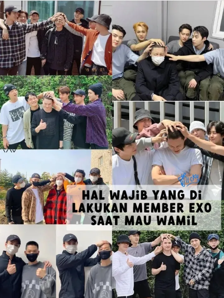 Pegang kepala botak ‼️wamil Exo part 2 | Galeri diposting oleh ...