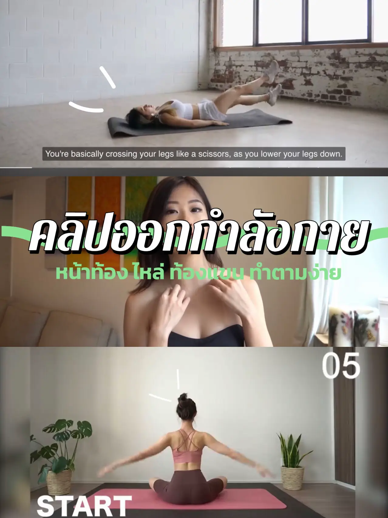 แนะนำคลิปออกกำลังกาย สำหรับเริ่มออกกำลังกาย | แกลเลอรีที่โพสต์โดย Teddy Bow | Lemon8