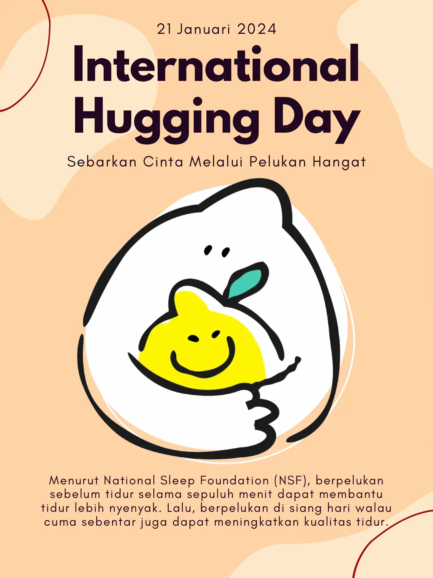 Sebarkan Kasih Sayang dan Cinta melalui Pelukan 🤗 | Galeri diposting oleh Lemon8_ID | Lemon8