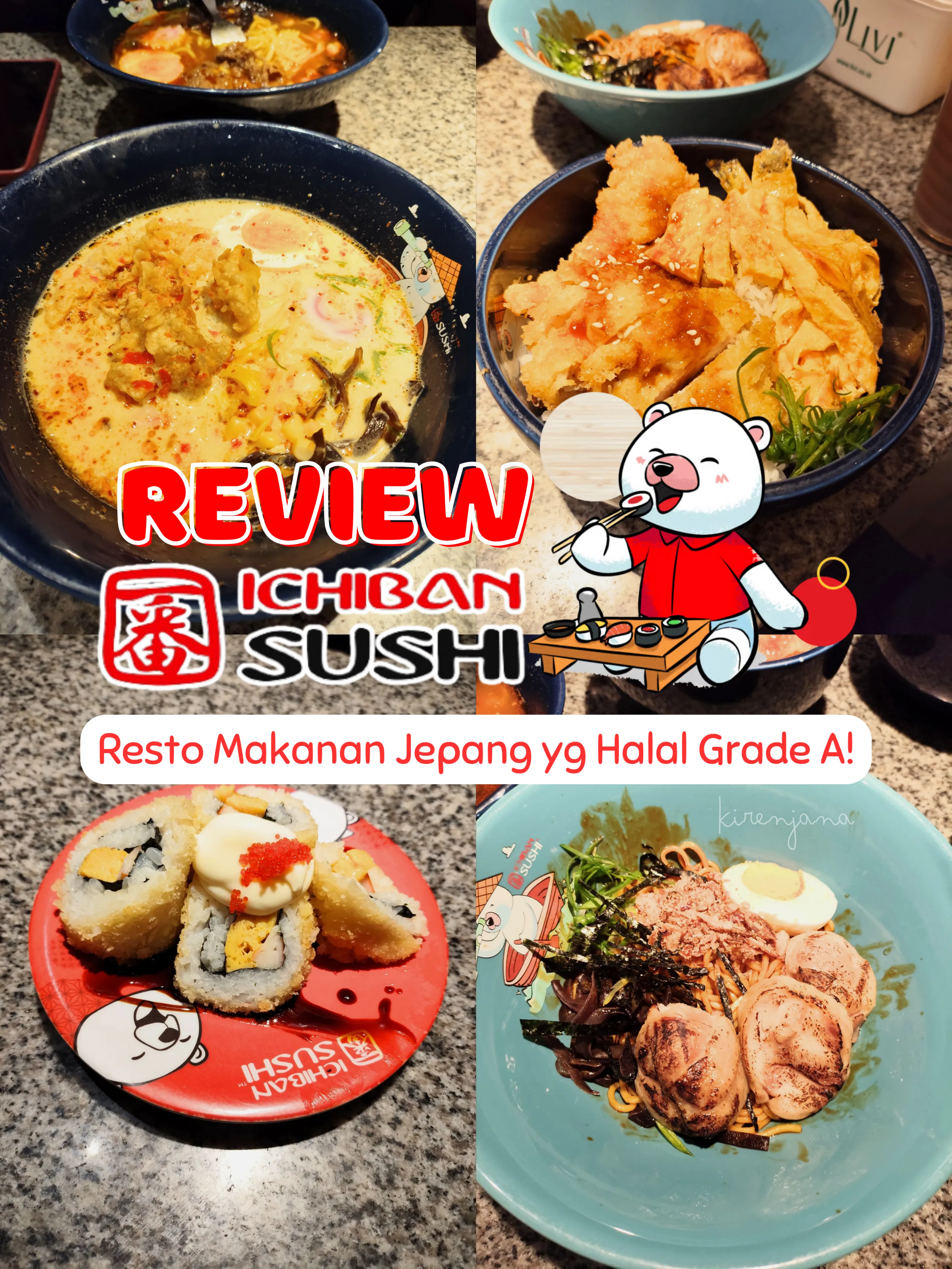 Review Menu Ichiban Sushi 🍣 Halal Mui Grade A 👌 | Galeri diposting oleh ...