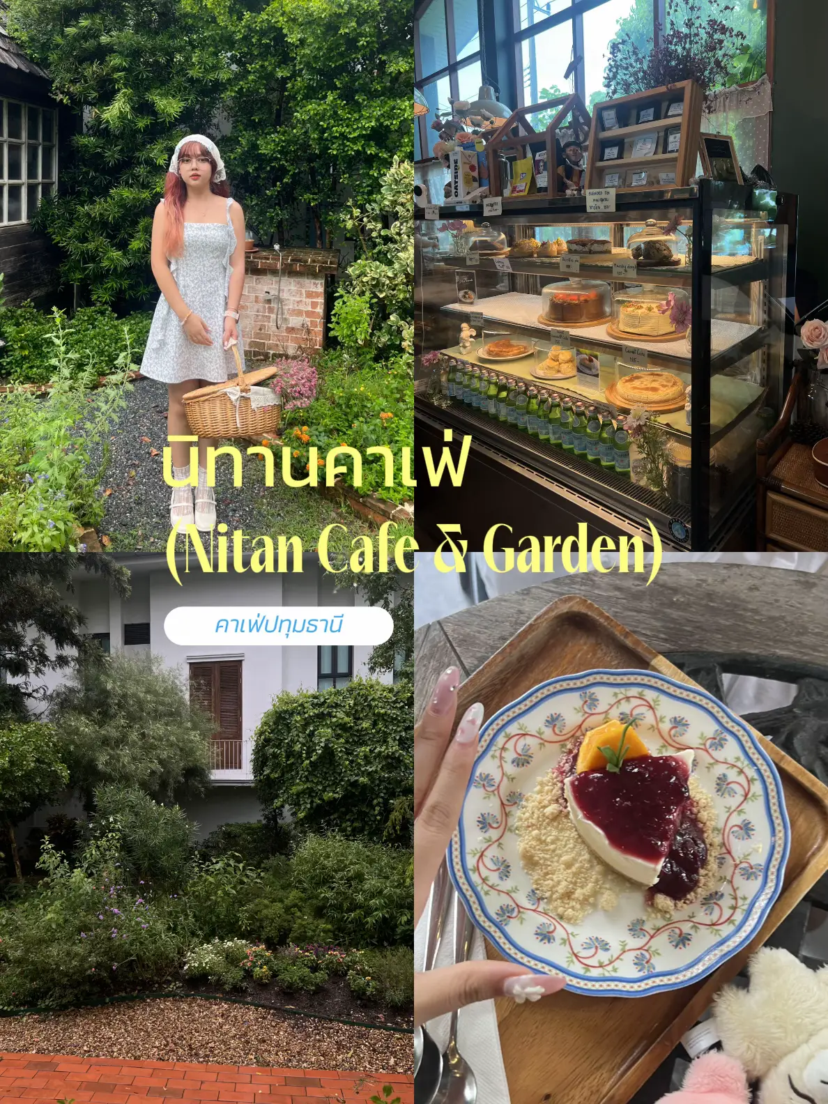 นิทานคาเฟ่ (Nitan Cafe & Garden) 🪿 | แกลเลอรีที่โพสต์โดย mookprd | Lemon8