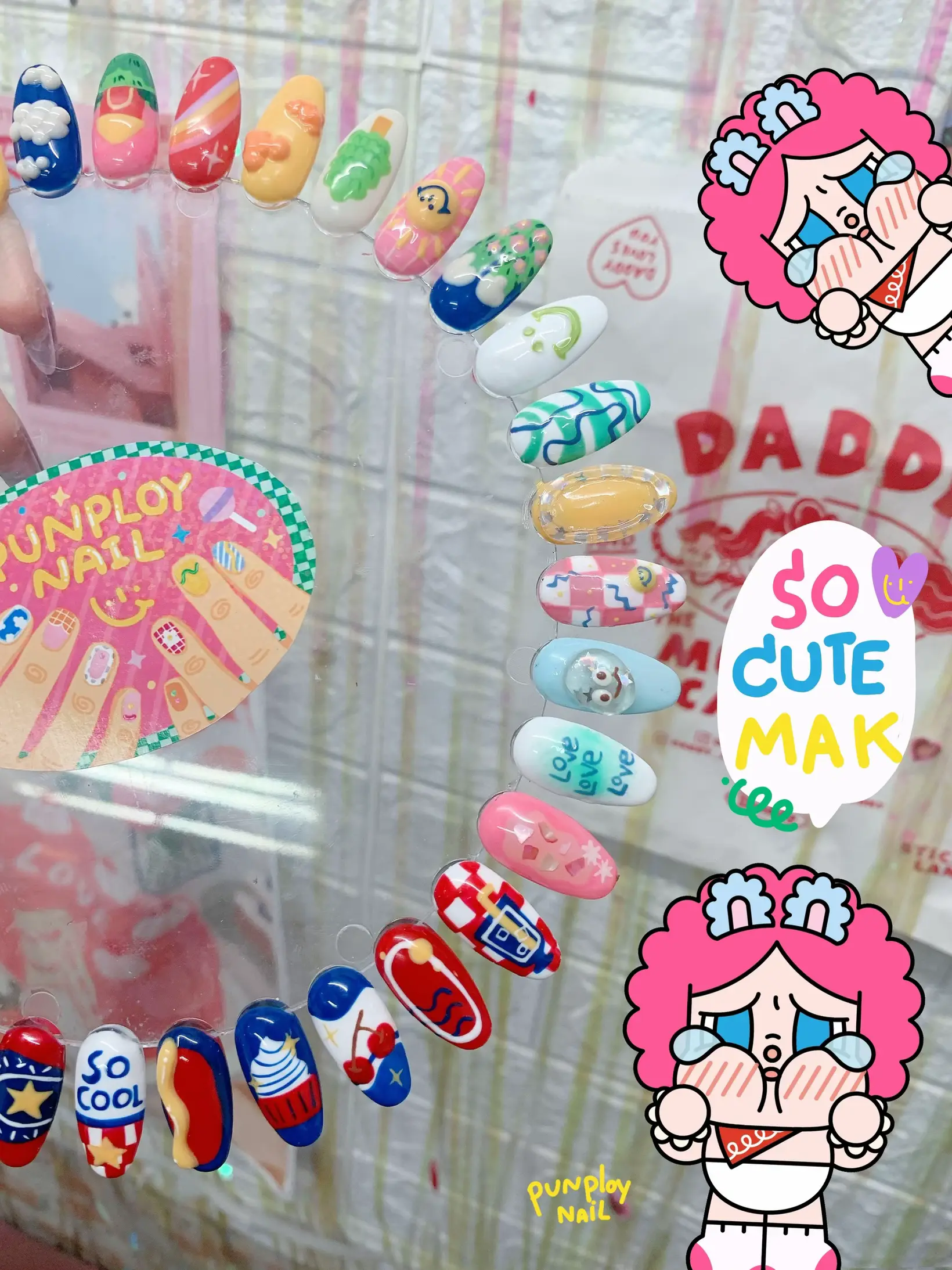 🧚🏻‍♀️ My nail design 🎀💅🏻🫶🏻 | Gallery posted by PUNPLOY 🦕 | Lemon8