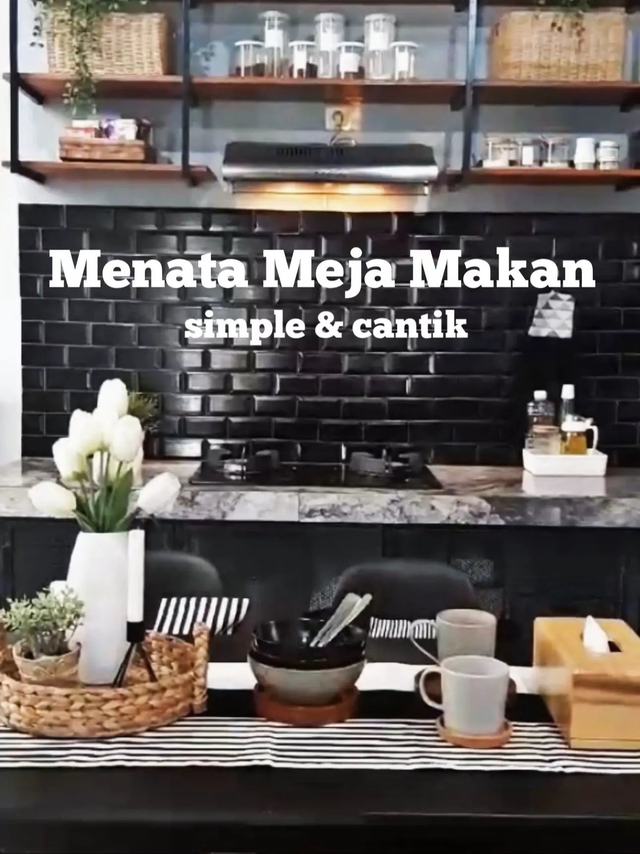 Menata Meja Makan Simple & Sat Set | Video dipublikasikan oleh Rena ...