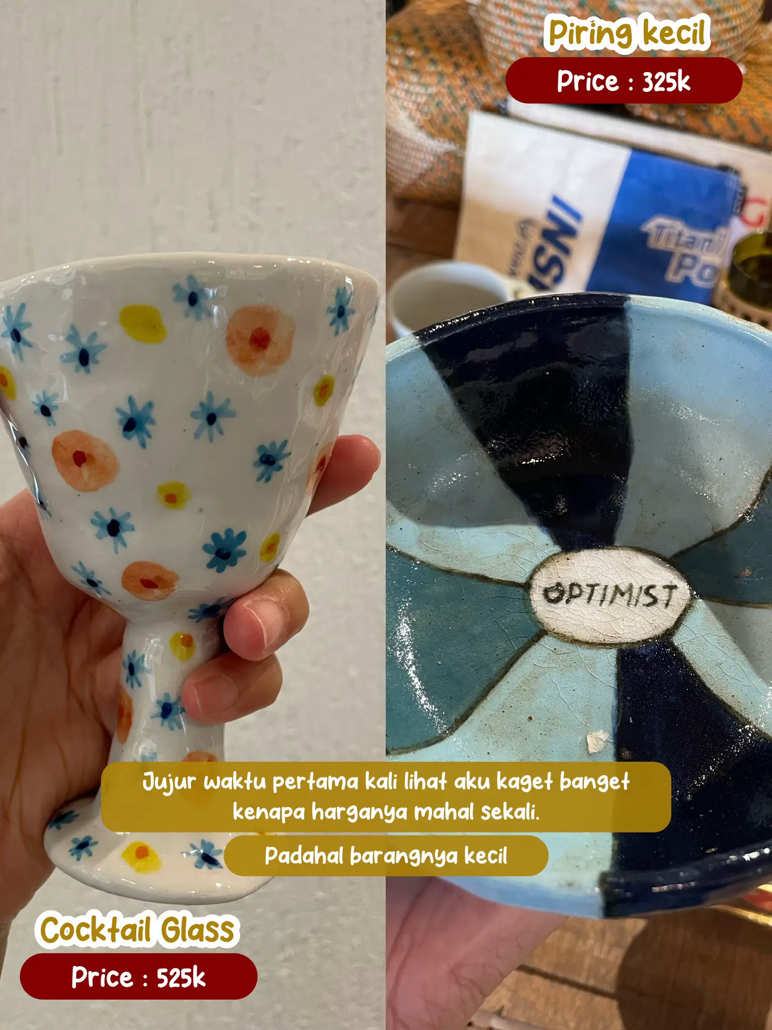 Gelas kecil 500rb-an, mahal amat?! | Galeri disiarkan oleh rumahmaknaa ...
