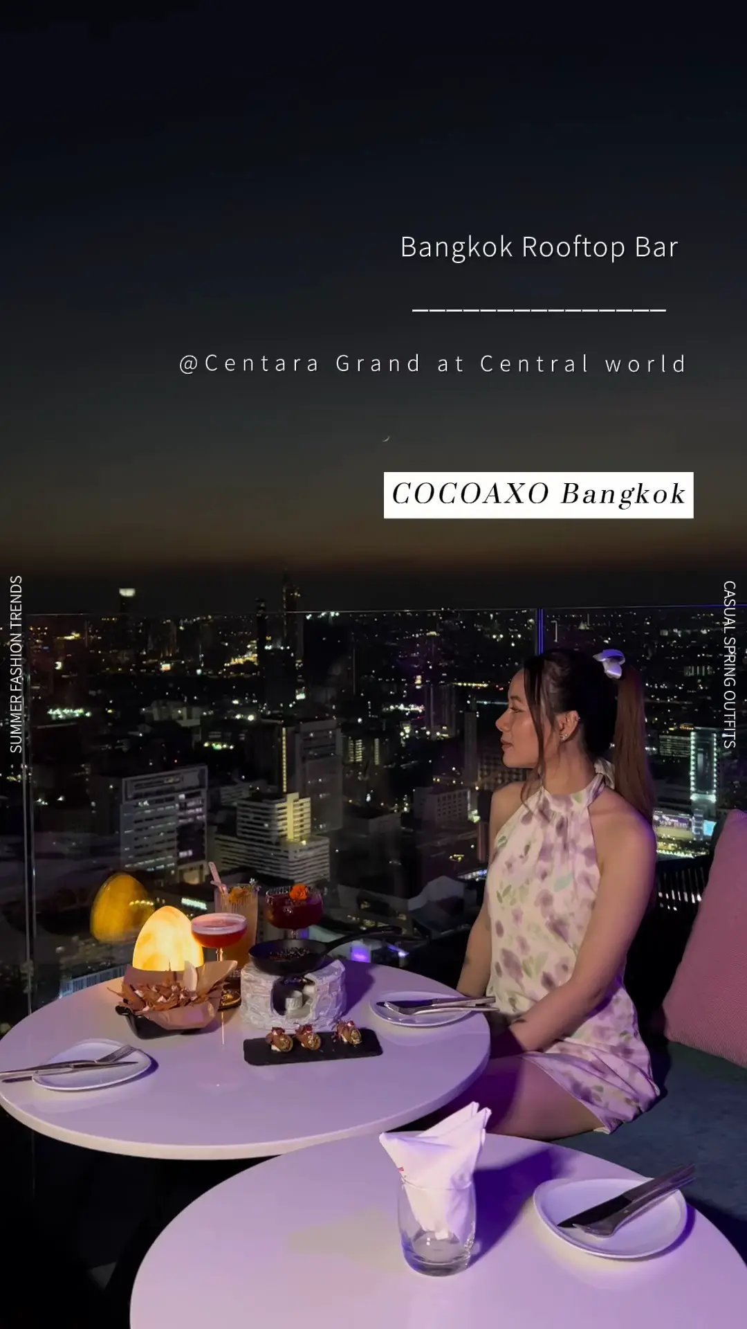 Rooftop bar 💋 สุดหรูชั้น 57 | วิดีโอที่เผยแพร่โดย Maikidjourney ️ | Lemon8